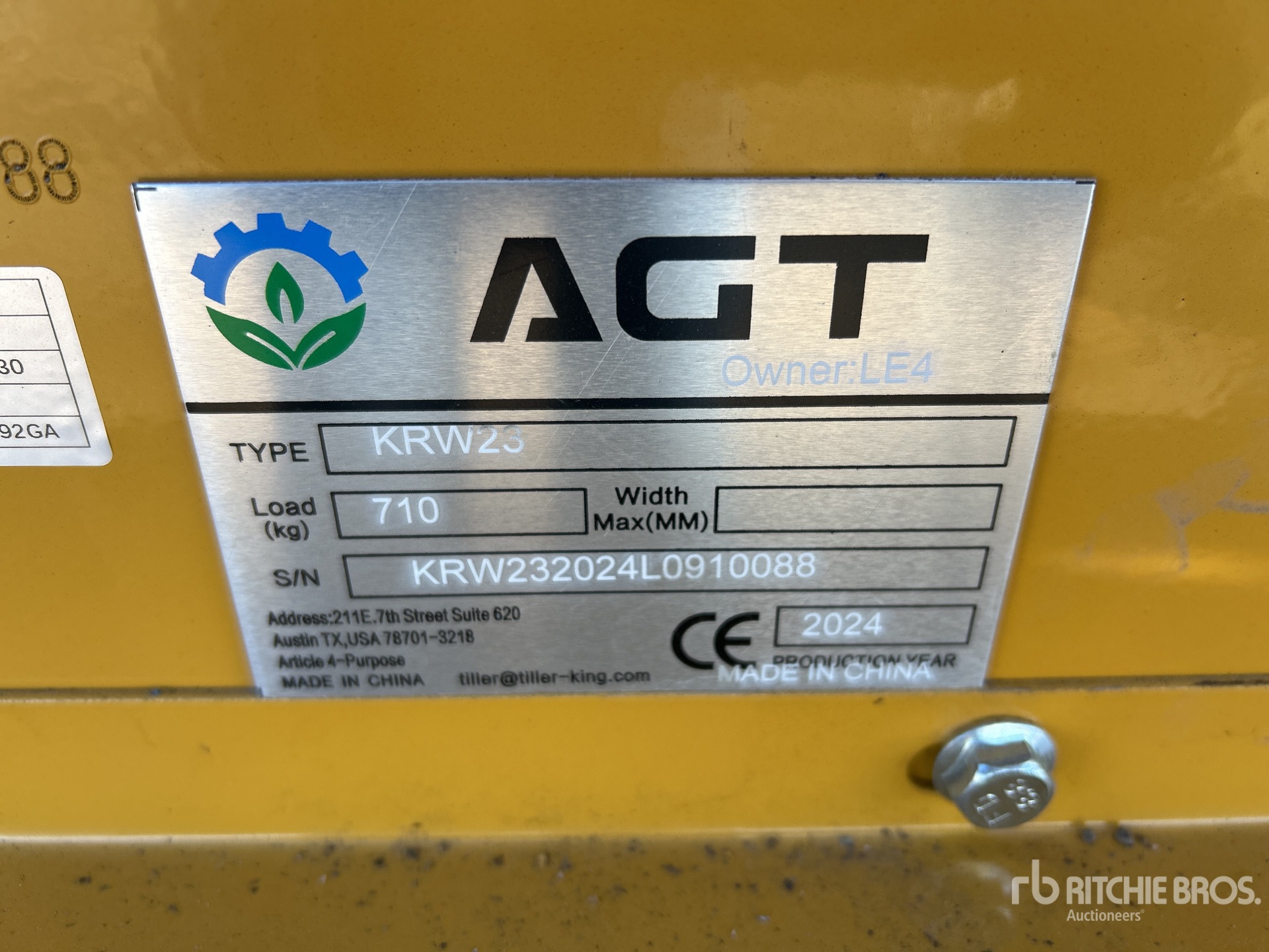 2024 AGT KRW23 Wheel Loader (Unused) | Ritchie Bros. Auctioneers