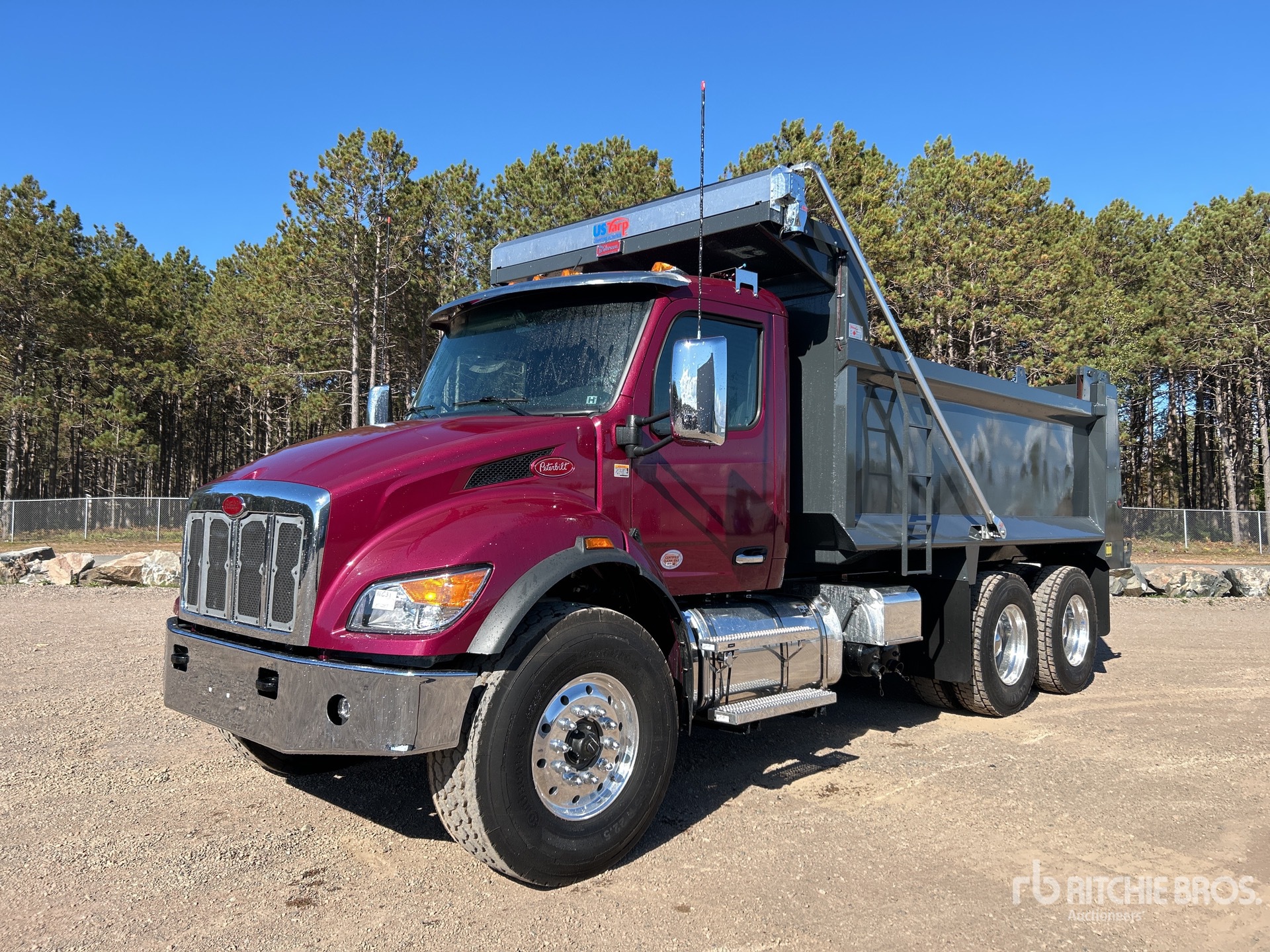 2025 Peterbilt 548 6x4 T/A Dump Truck (Unused) | Ritchie Bros. Auctioneers