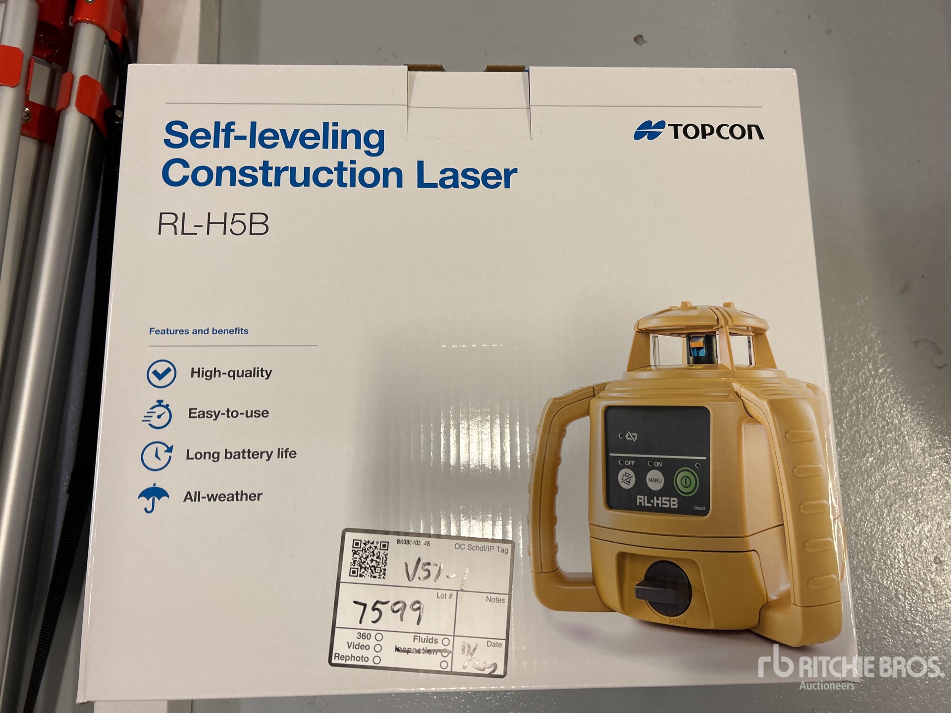 2024 Topcon RL-H5B Rotary Laser Level (Unused) | Ritchie Bros. Auctioneers