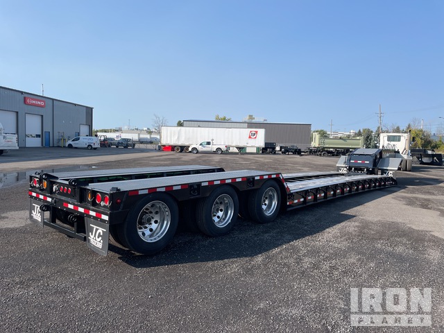 2024 J.C. 55 ton Tri/A Double Drop Removable Gooseneck Lowboy Trailer ...