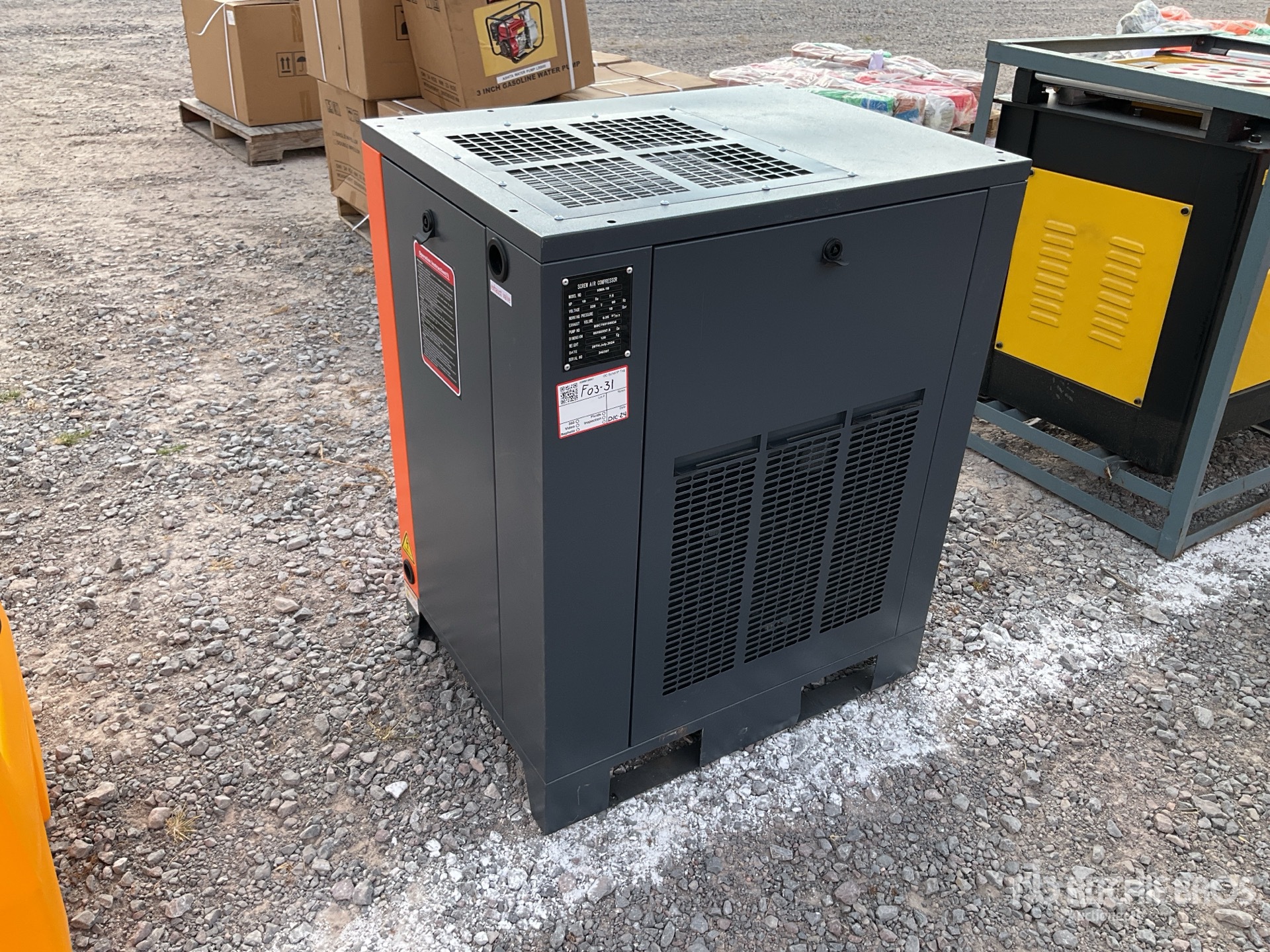 2024 HMA HMA-10 Skid-Mounted Electric Compresor de Aire de Tornillo ...