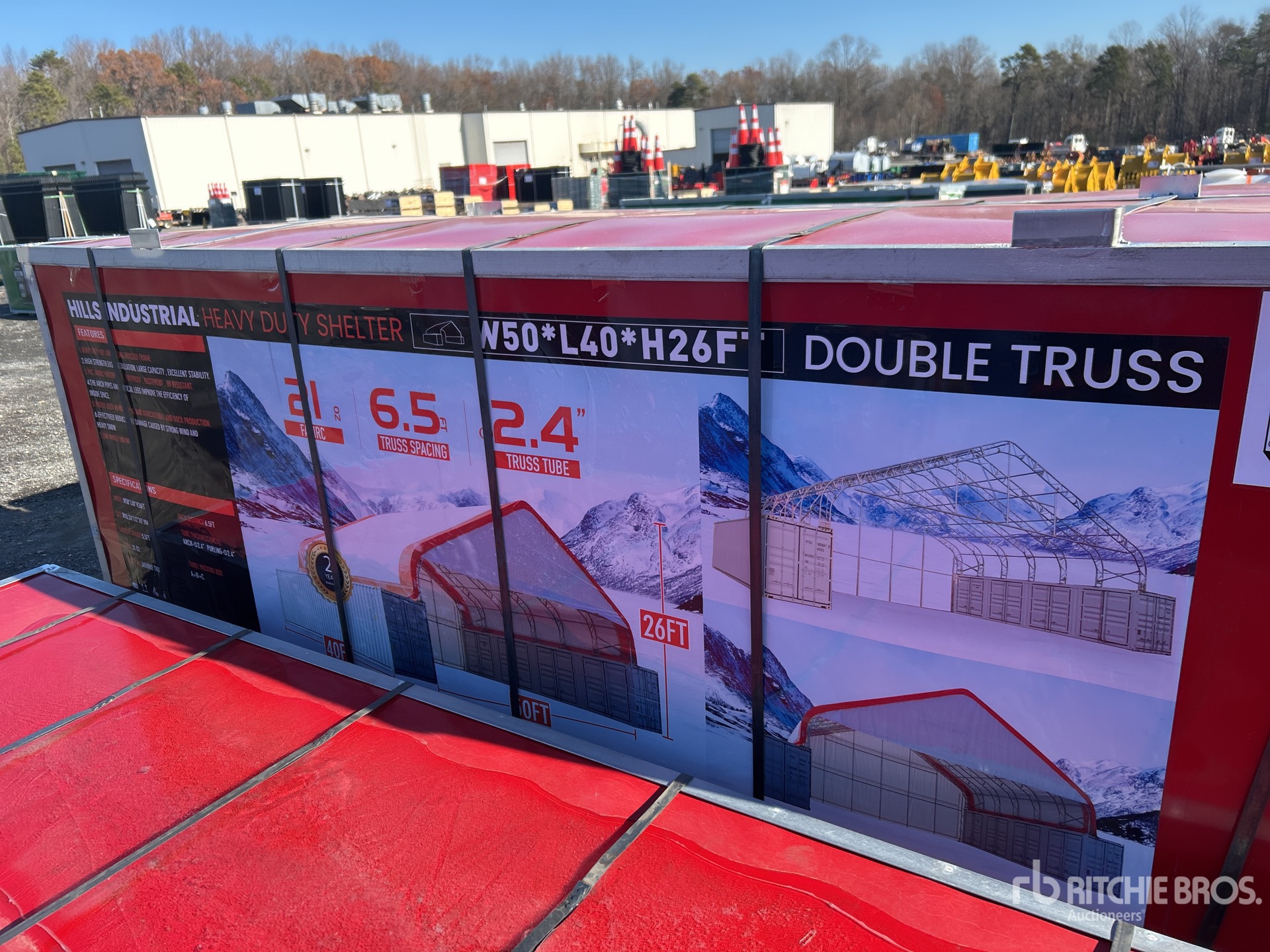2024 HIlls Industrial 504026 50 ft x 40 ft Storage Building (Unused ...
