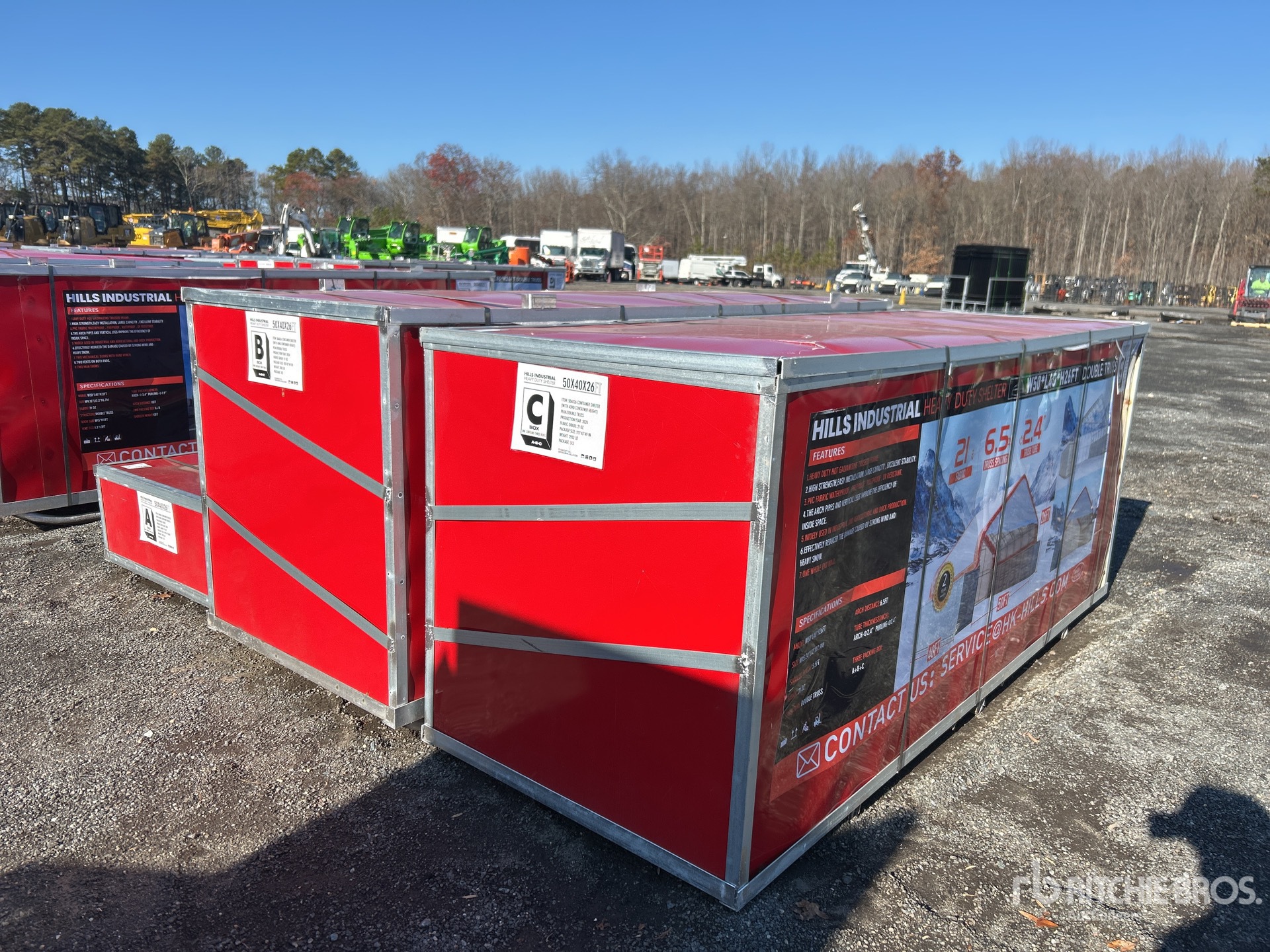 2024 HIlls Industrial 504026 50 ft x 40 ft Storage Building (Unused ...