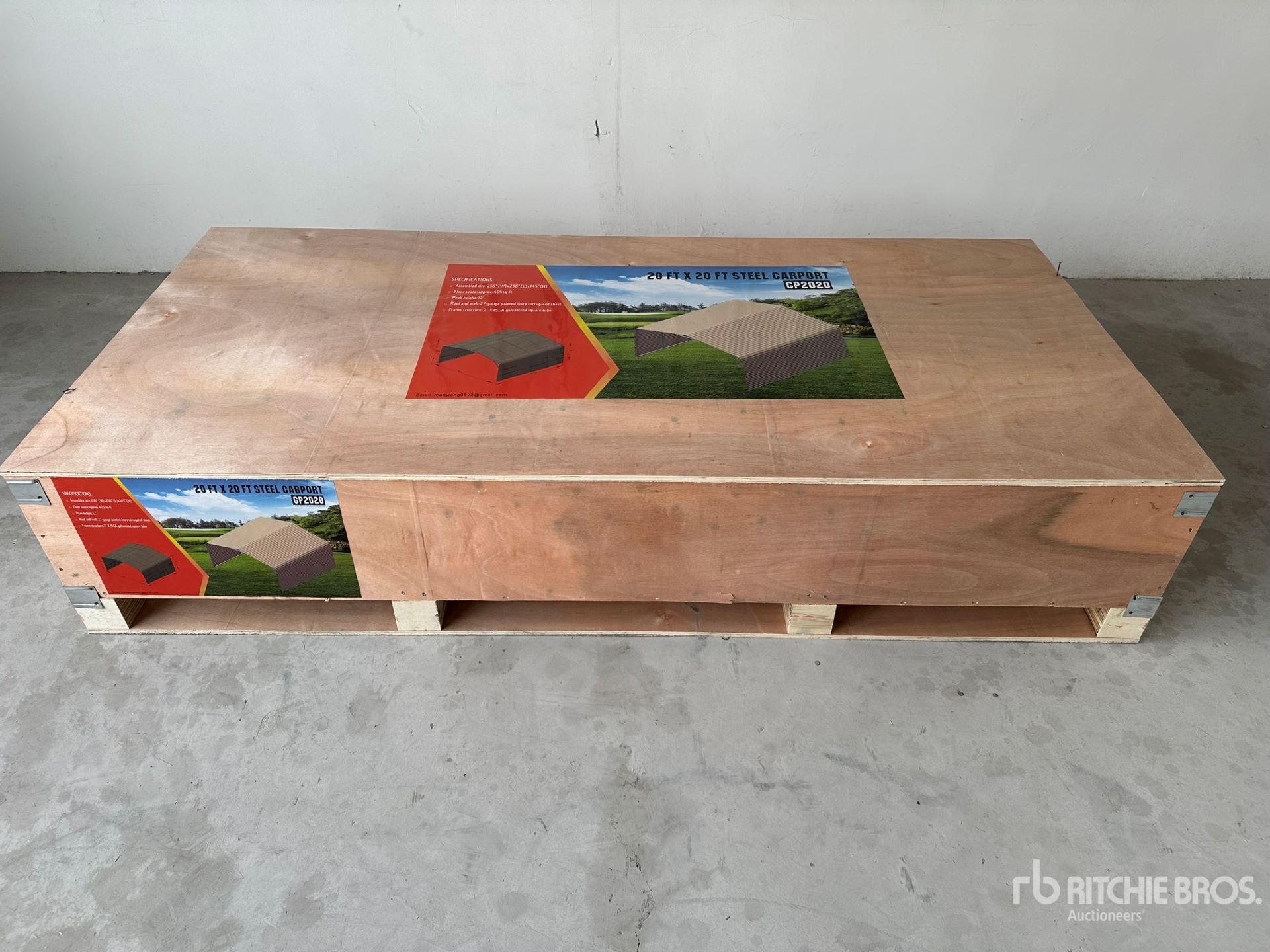 2024 Agriquip CP2020 20 ft x 20 ft Steel Carport (Unused) | Ritchie Bros. Auctioneers