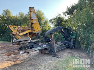 2015 John Deere 437D Trailer Mounted Leveling Heel Boom Log Loader in ...