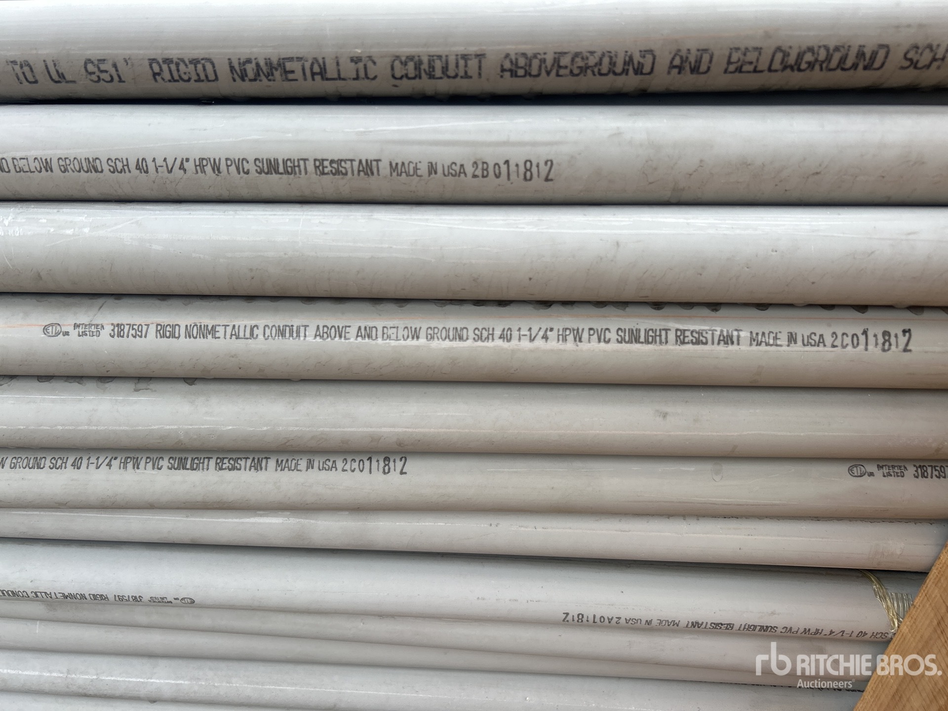 Quantity Of 1 1 4 In X 10 Ft Schedule 40 Electrical Pvc Conduit