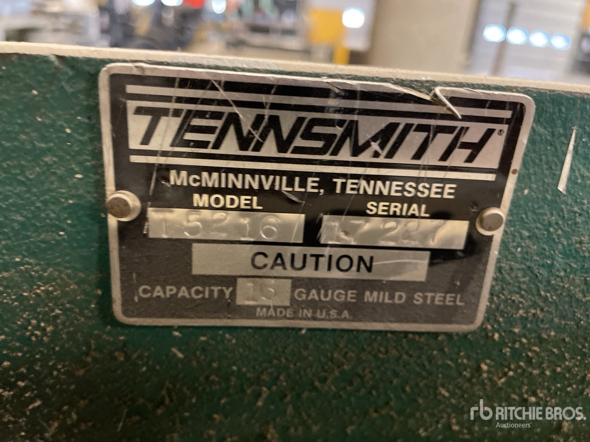 TennSmith T5216 Cizalla para metal | Ritchie Bros. Auctioneers