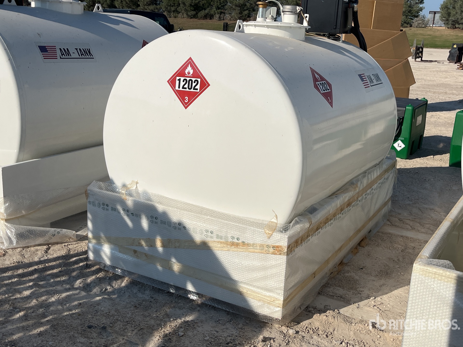 2024 AM Tank 600 655 gal Skid Mounted Steel Fuel Tank (Unused ...