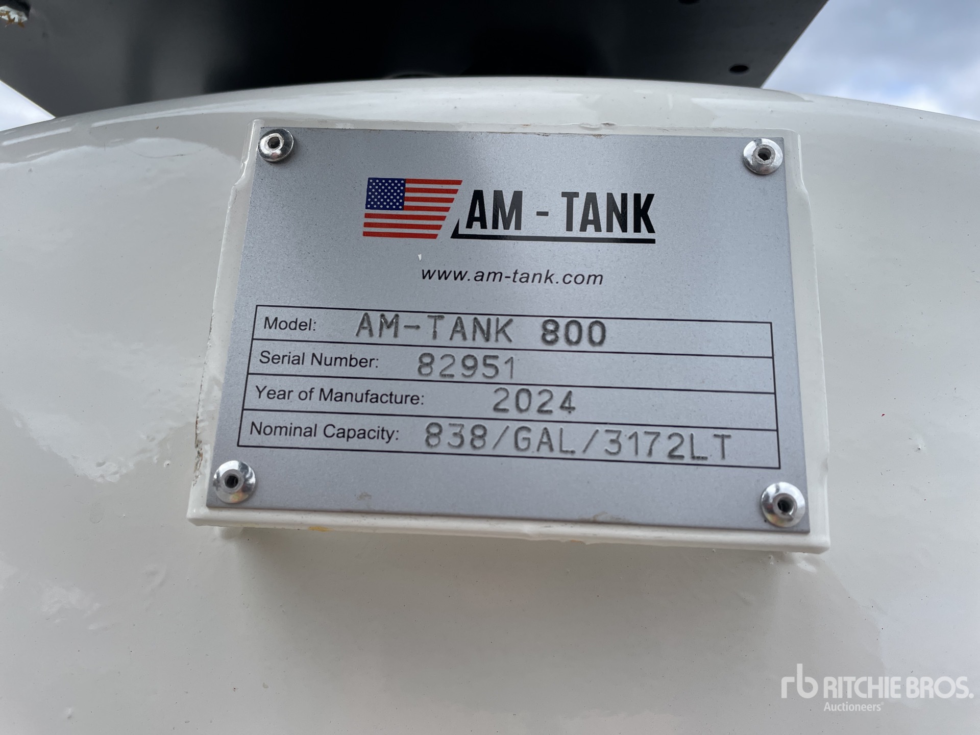 2024 AM Tank AM-TANK800 838 gal Skid Mounted Steel Tanque de ...