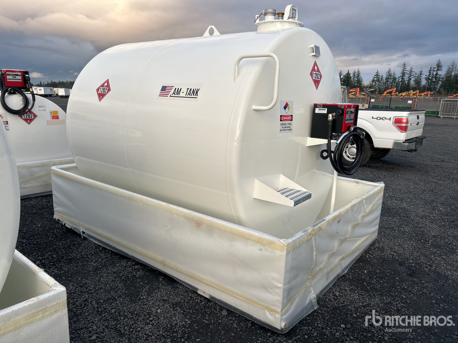 2024 AM Tank AM-TANK 2300N 2376 gal Skid Mounted Steel Diesel Cisterne ...