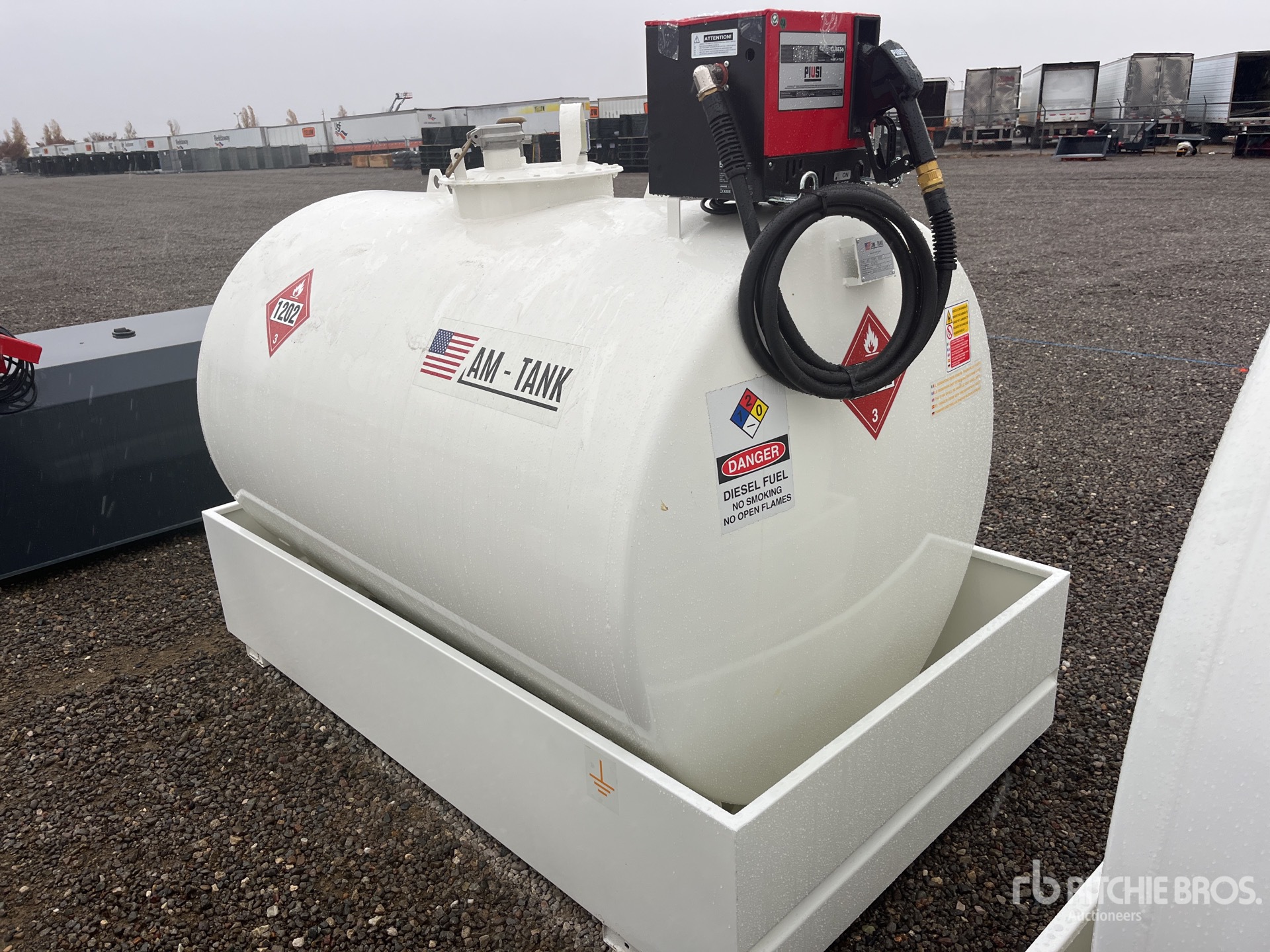 2024 AM Tank AM-TANK 600 655 gal Skid Mounted Steel Diesel Serbatoio ...