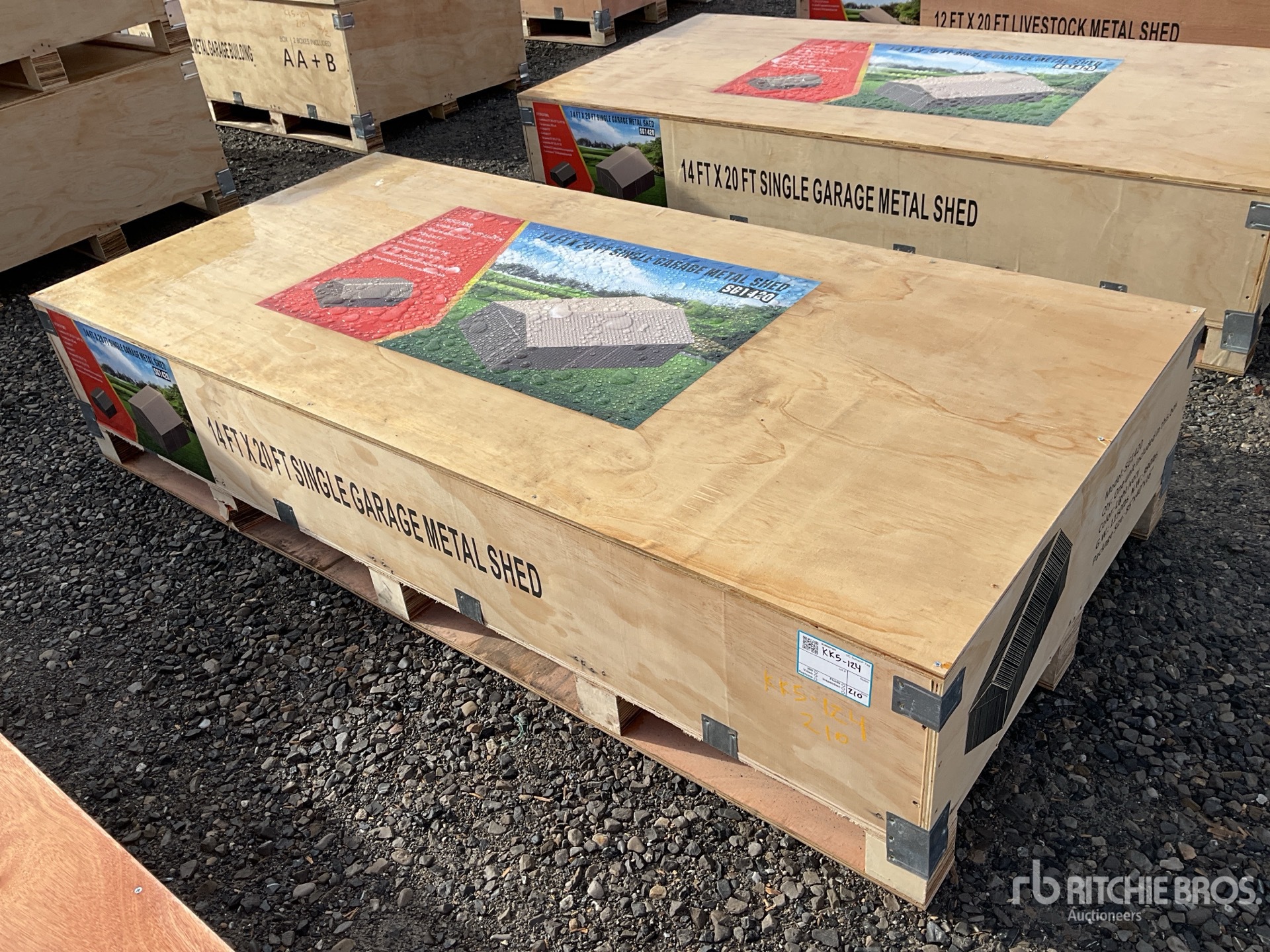 2024 Agriquip SG1420 Single Garage Metal Abri (Unused) | Ritchie Bros ...