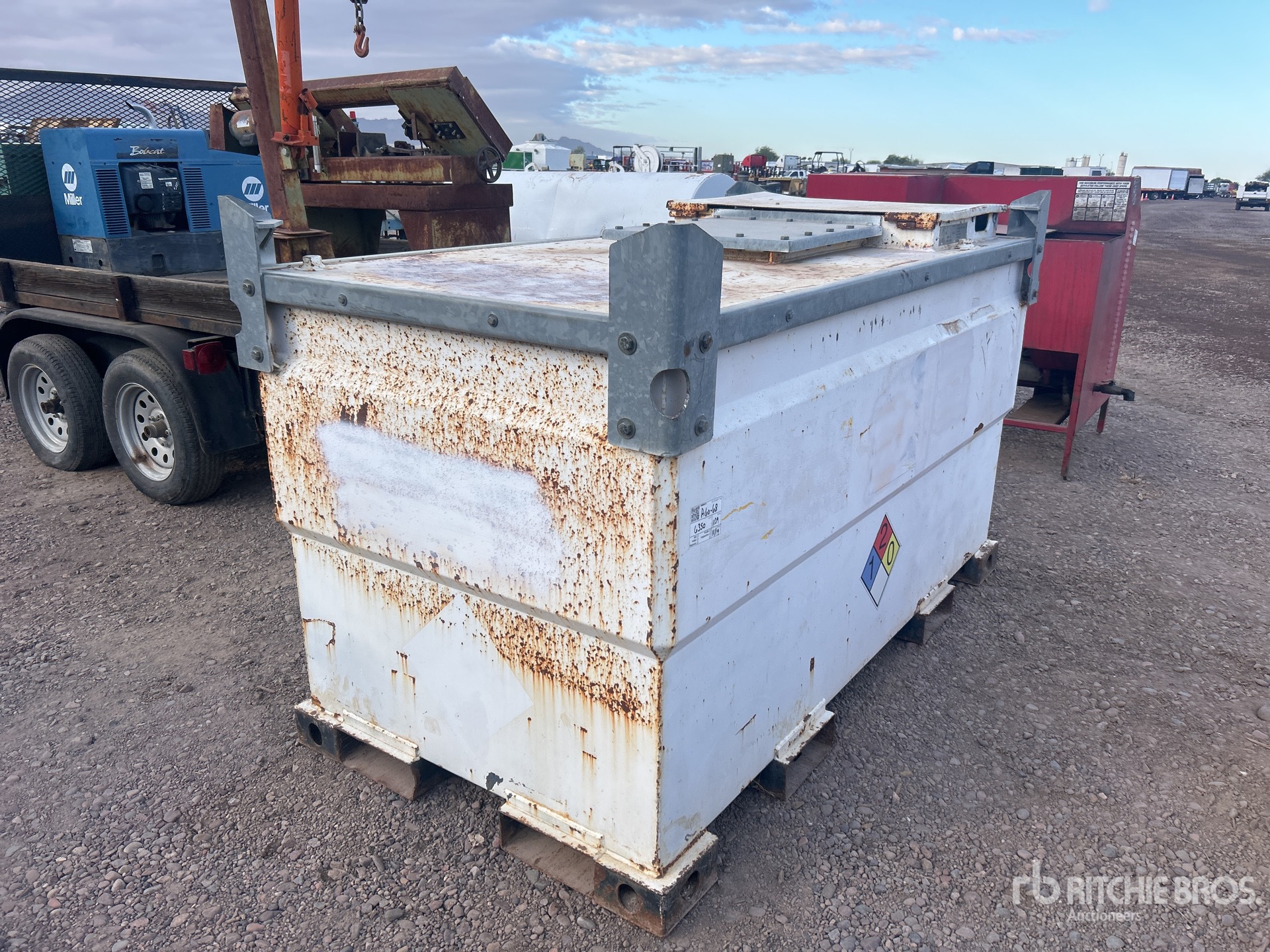 2012 Transcube 20TCG 2000 gal Skid Mounted Steel Diesel Fuel Tank ...