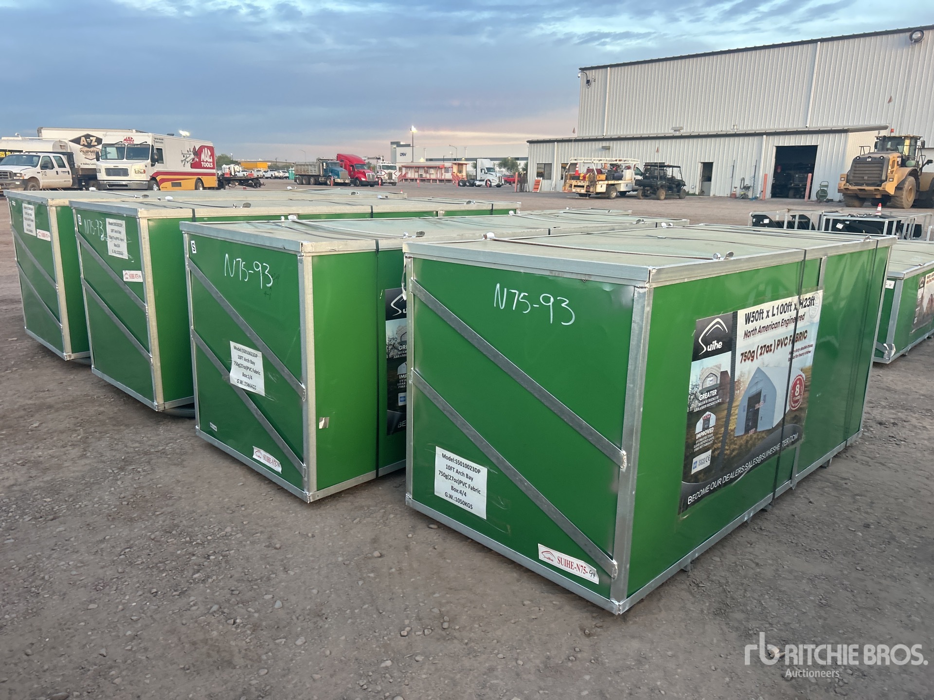 2024 Suihe S5010023DP-750gPVC 100 ft x 50 ft Storage Building (Unused ...