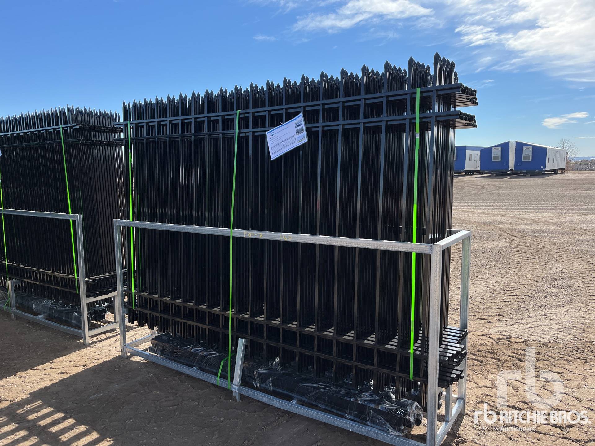 Quantity of (20) 2024 FENS FEN20 10 ft x 7 ft Powder Coated Fencing ...