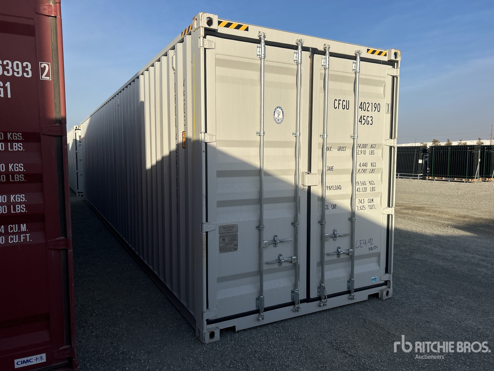2024 40 ft High Cube Multi-Door Conteneur de stockage | Ritchie Bros ...