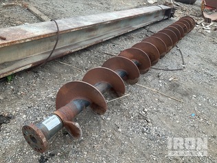 21 in X 21.5 ft Continuous Flighting Rock bit Auger Attachment in Des ...