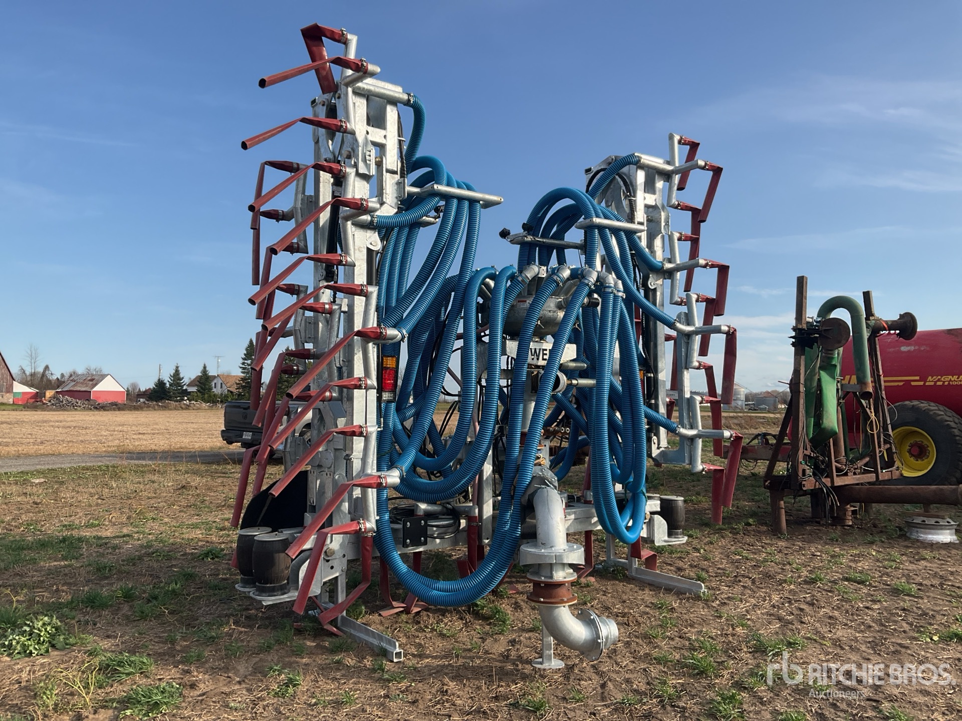 2024 Wer 60FT 60 ft 3-Point Drag Line Dribble Boom Applicateur de ...