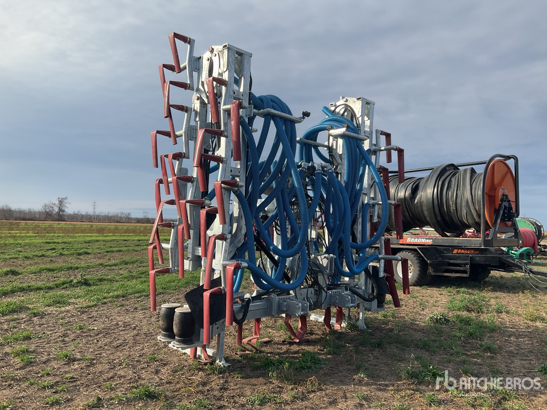 2024 Wer 60FT 60 ft 3-Point Drag Line Dribble Boom Applicateur de ...