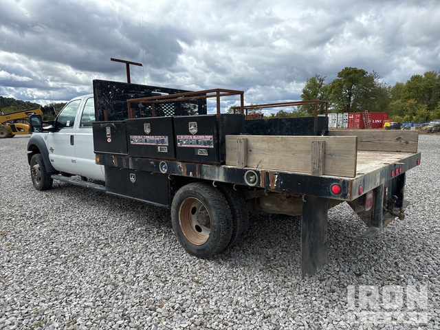 2015 Ford F-550 XL 4x4 Crew Cab Flatbed Truck in St. Marys, West ...
