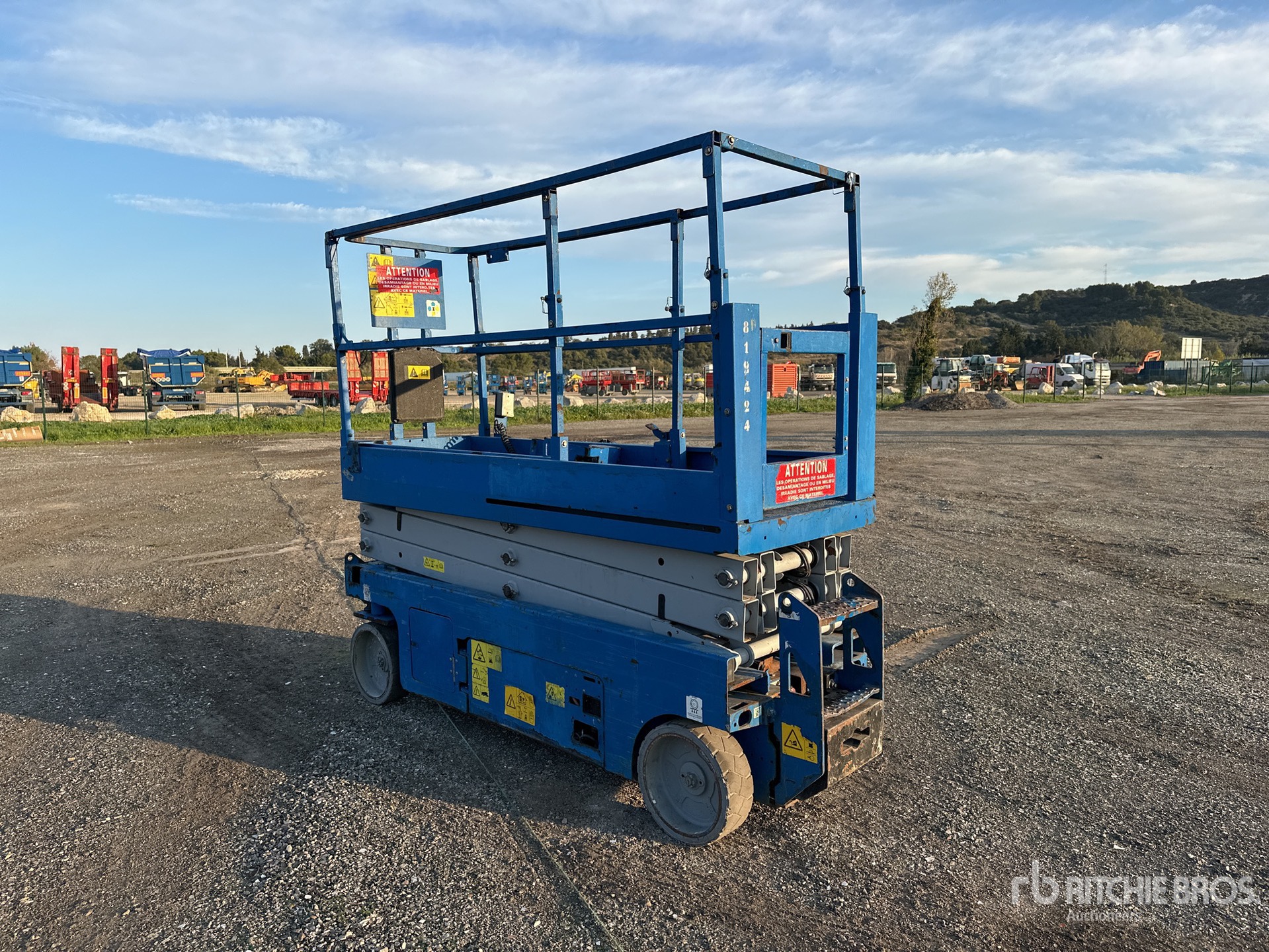 2012 Genie GS-2032 Electric Nacelle Ciseaux Electrique Scissor Lift ...