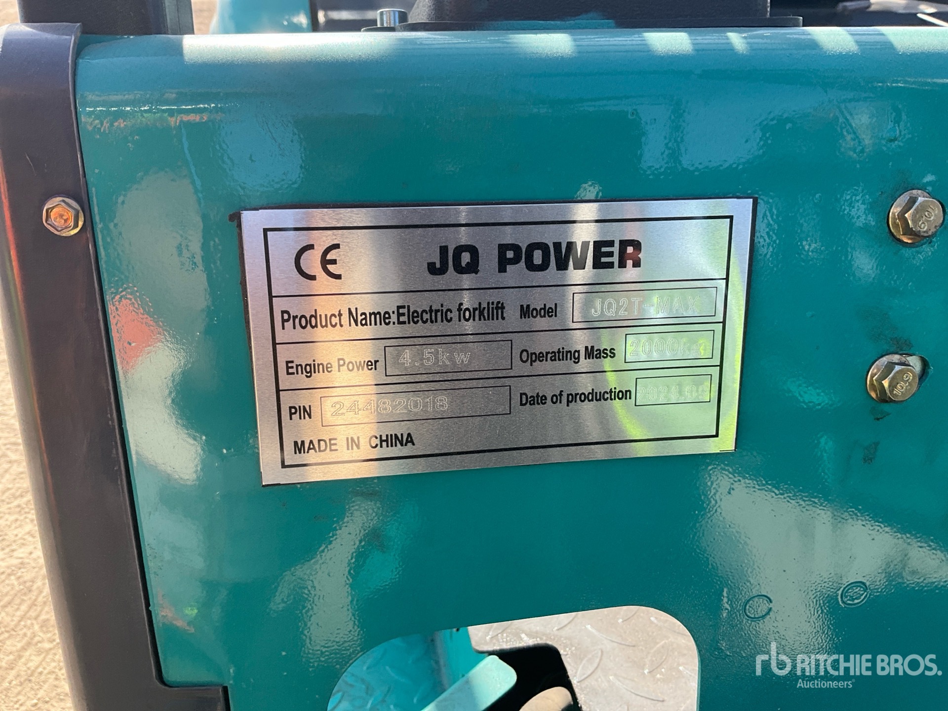 2024 JQ Power JQ2T-MAX 4400 lb Electric Forklift (Unused) | Ritchie ...
