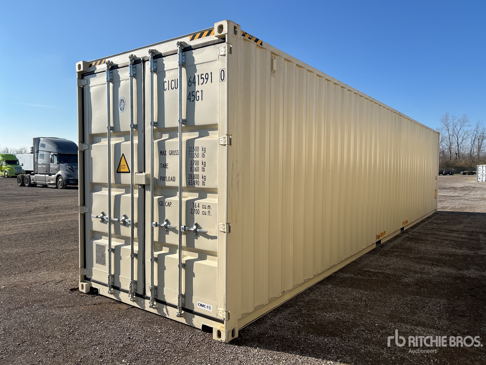 2024 40 ft High Cube Storage Container | Ritchie Bros. Auctioneers