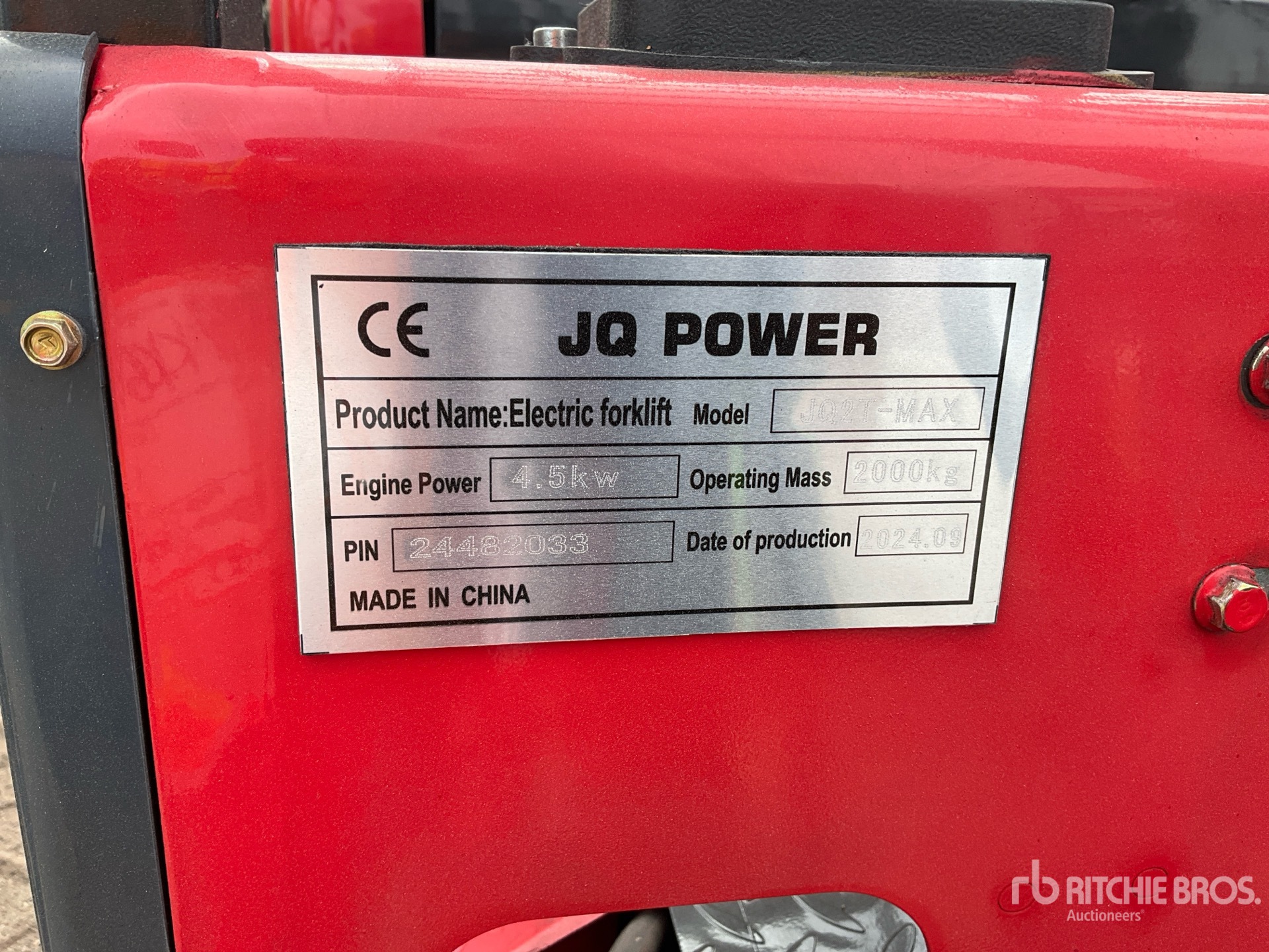 2025 JQ POWER JQ2T-MAX 4400 lb Chariot Élévateur Électrique (Unused ...