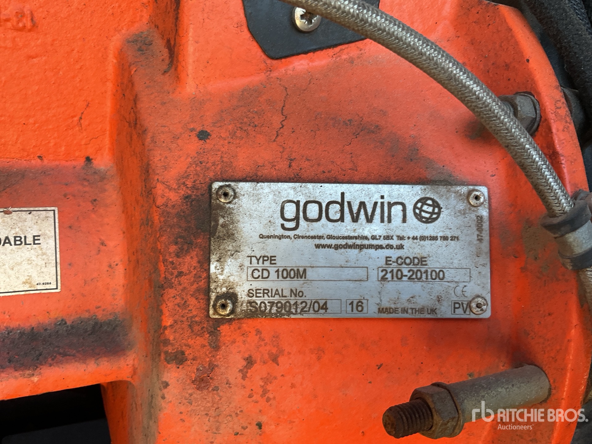 Godwin CD100M Skid-Mounted Pompa per acqua (Inoperable) | Ritchie Bros ...