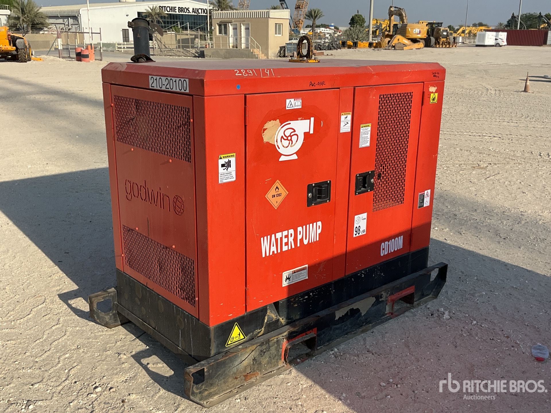 Godwin CD100M Skid-Mounted Pompa per acqua (Inoperable) | Ritchie Bros ...