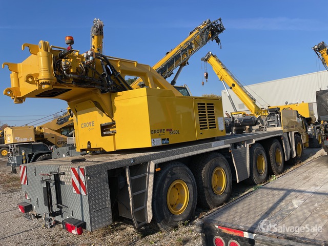 2019 Grove GMK5250L 300 ton 10x8x10 All Terrain Crane (Inoperable) in ...