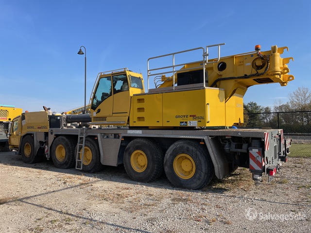 2019 Grove GMK5250L 300 ton 10x8x10 All Terrain Crane (Inoperable) in ...