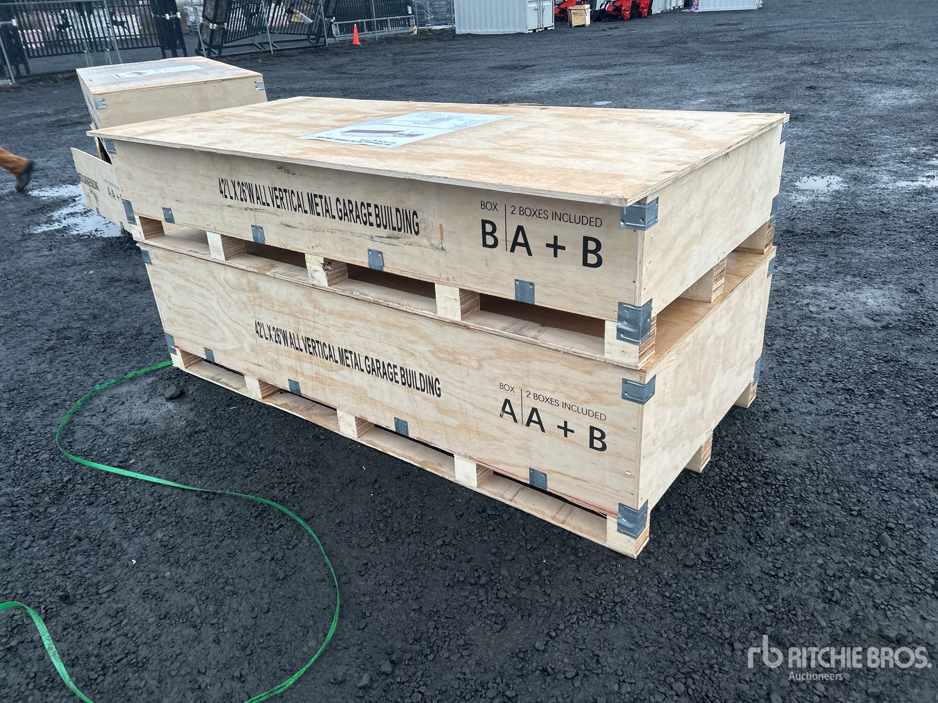 2024 DG2642 42 ft x 26 ft All Vertical Metal Garage Building Shed ...