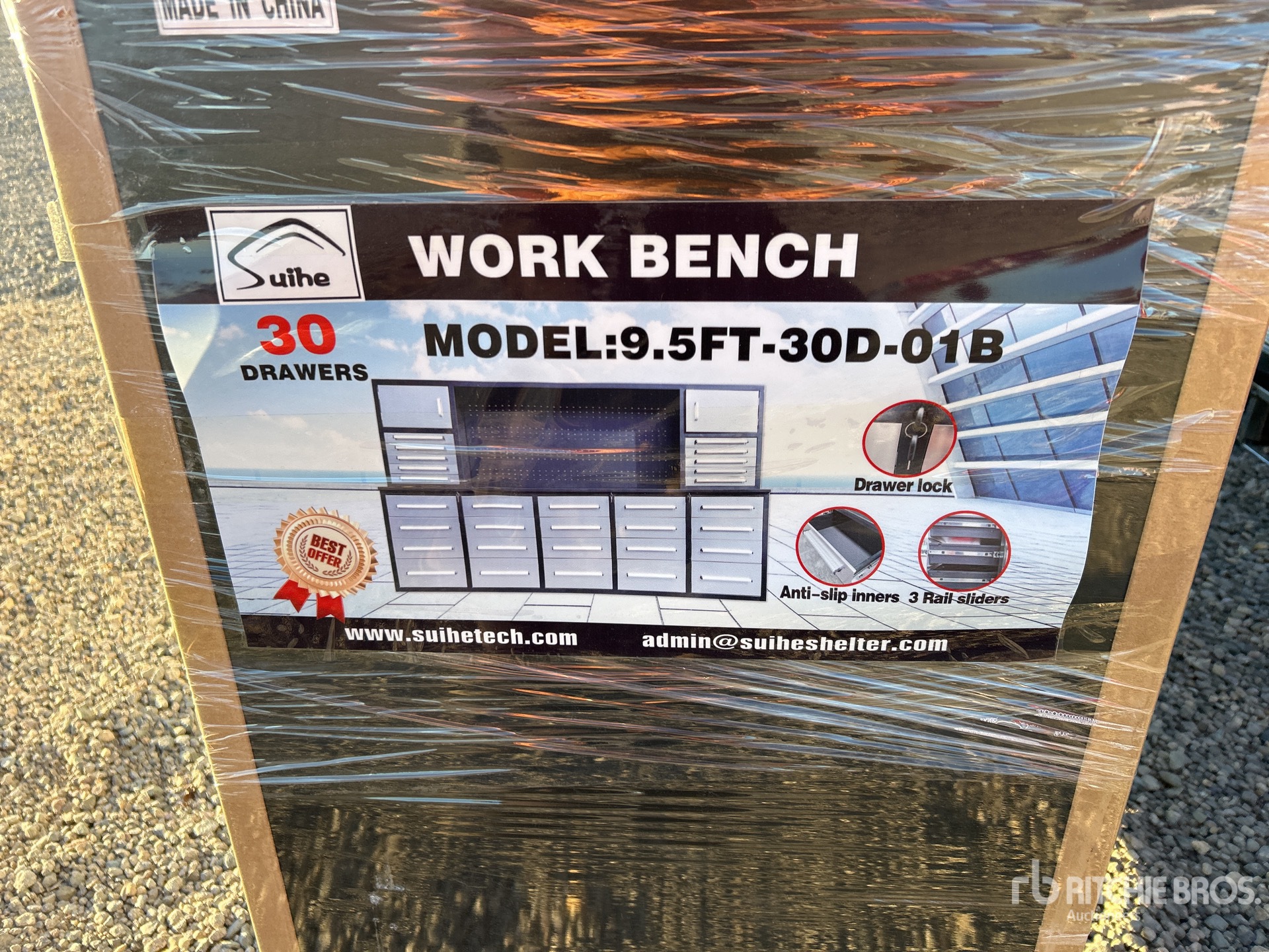 2024 Suihe NWB-H30DS -9.5 9 ft 30-Drawer Workbench (Unused) | Ritchie ...