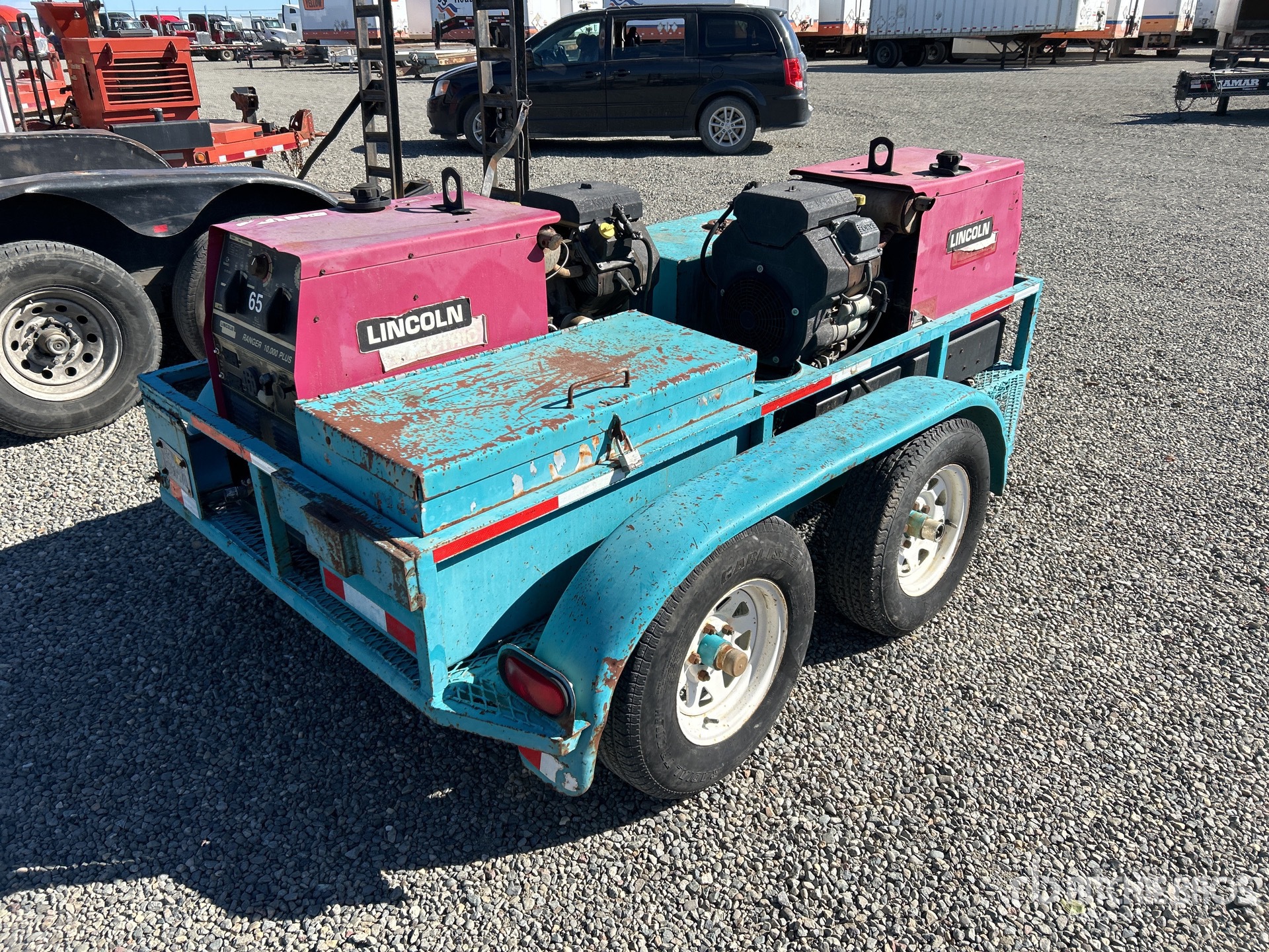 Lincoln Ranger 10,000 225 A Mobile Multi-Unit Engine Driven Welder ...
