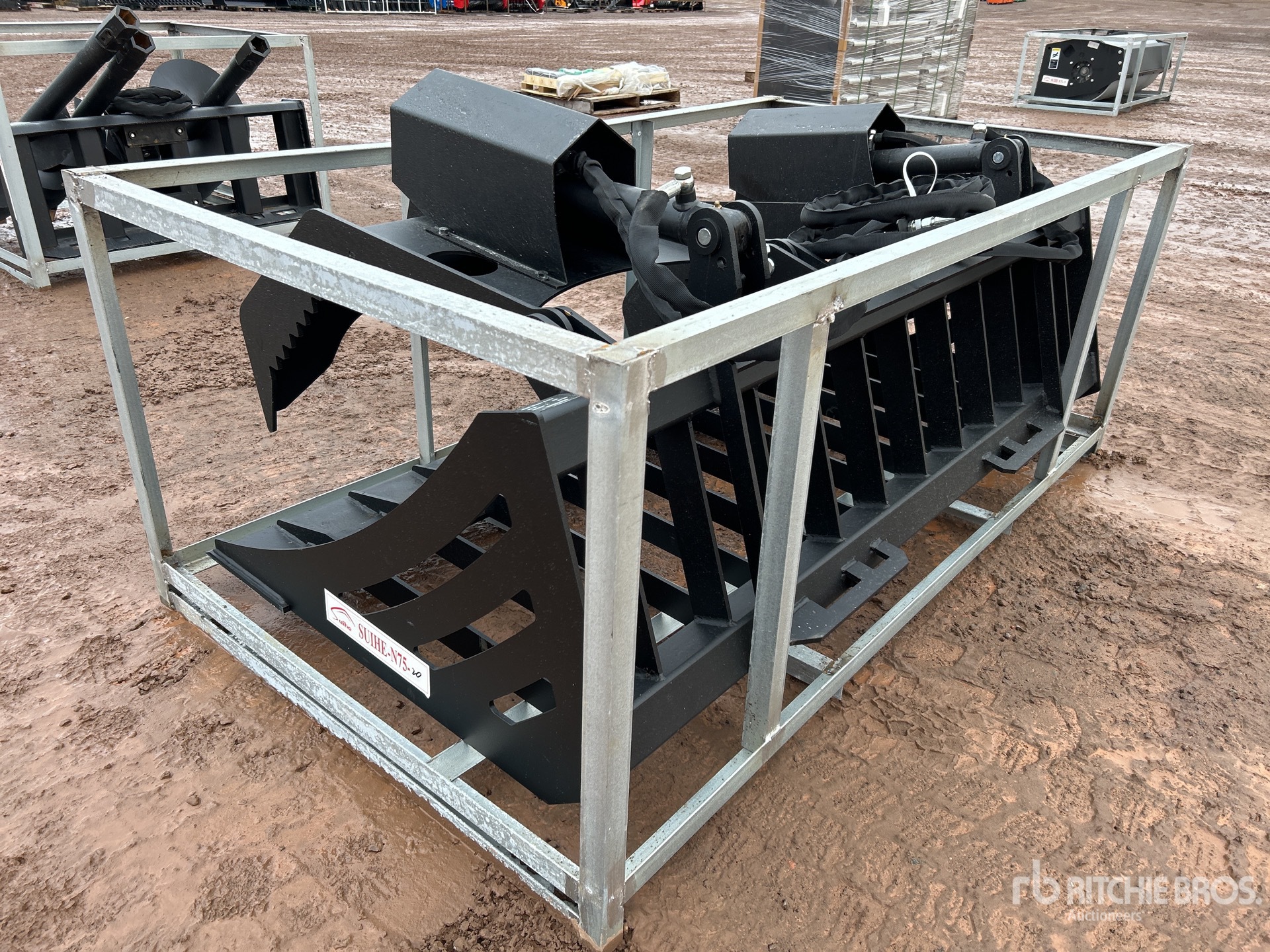 2024 Suihe SSRGB-72 72 in Skeleton Skid Steer Grapple Bucket (Unused ...