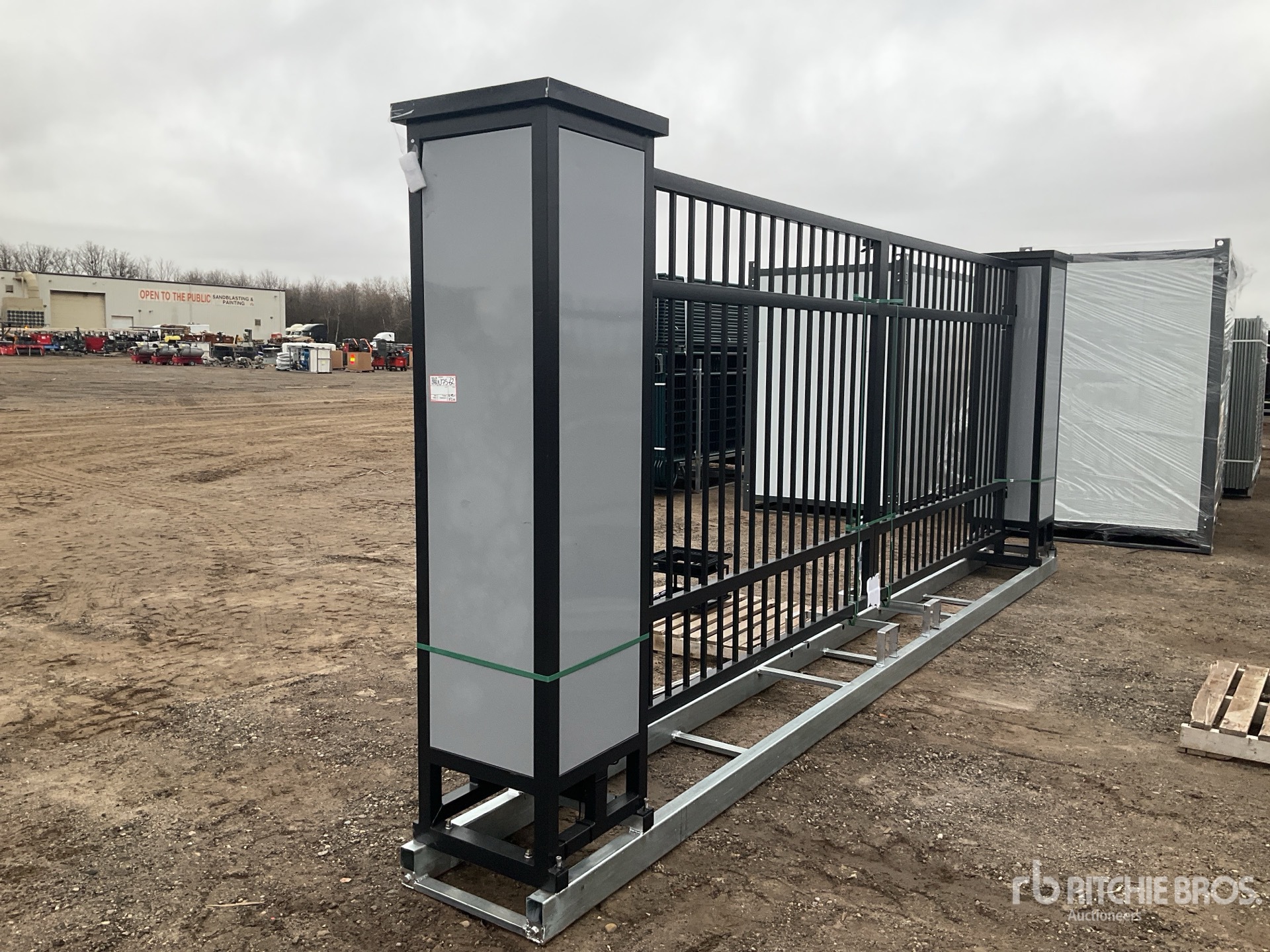 2024 Suihe SG 19 ft 2 in x 6 ft 5 in Steel Bi-Parting Puerta de entrada ...