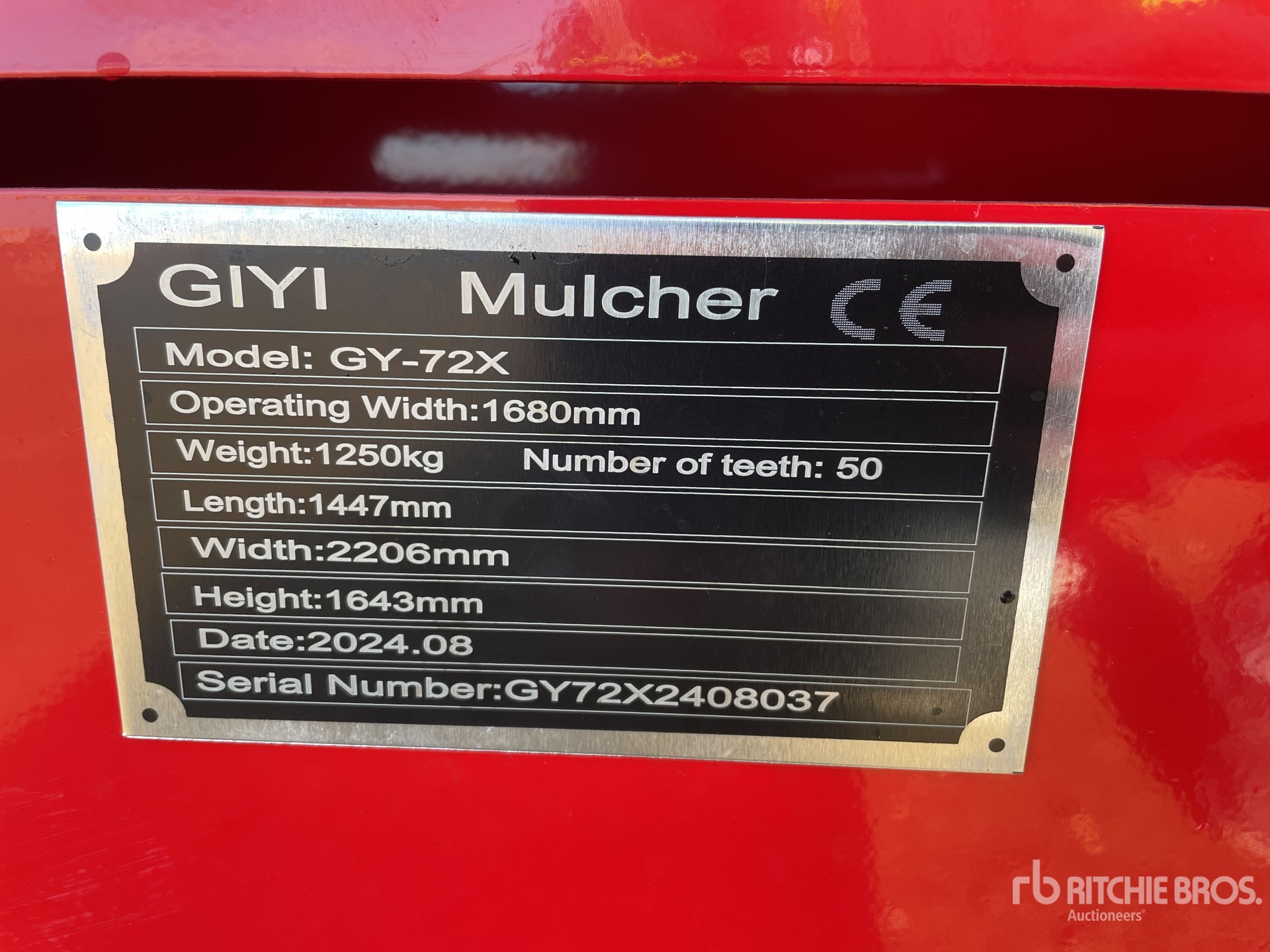 2024 GIYI GY-72X 72 in Kompaktlader-Mulcher (Unused) | Ritchie Bros. Auctioneers