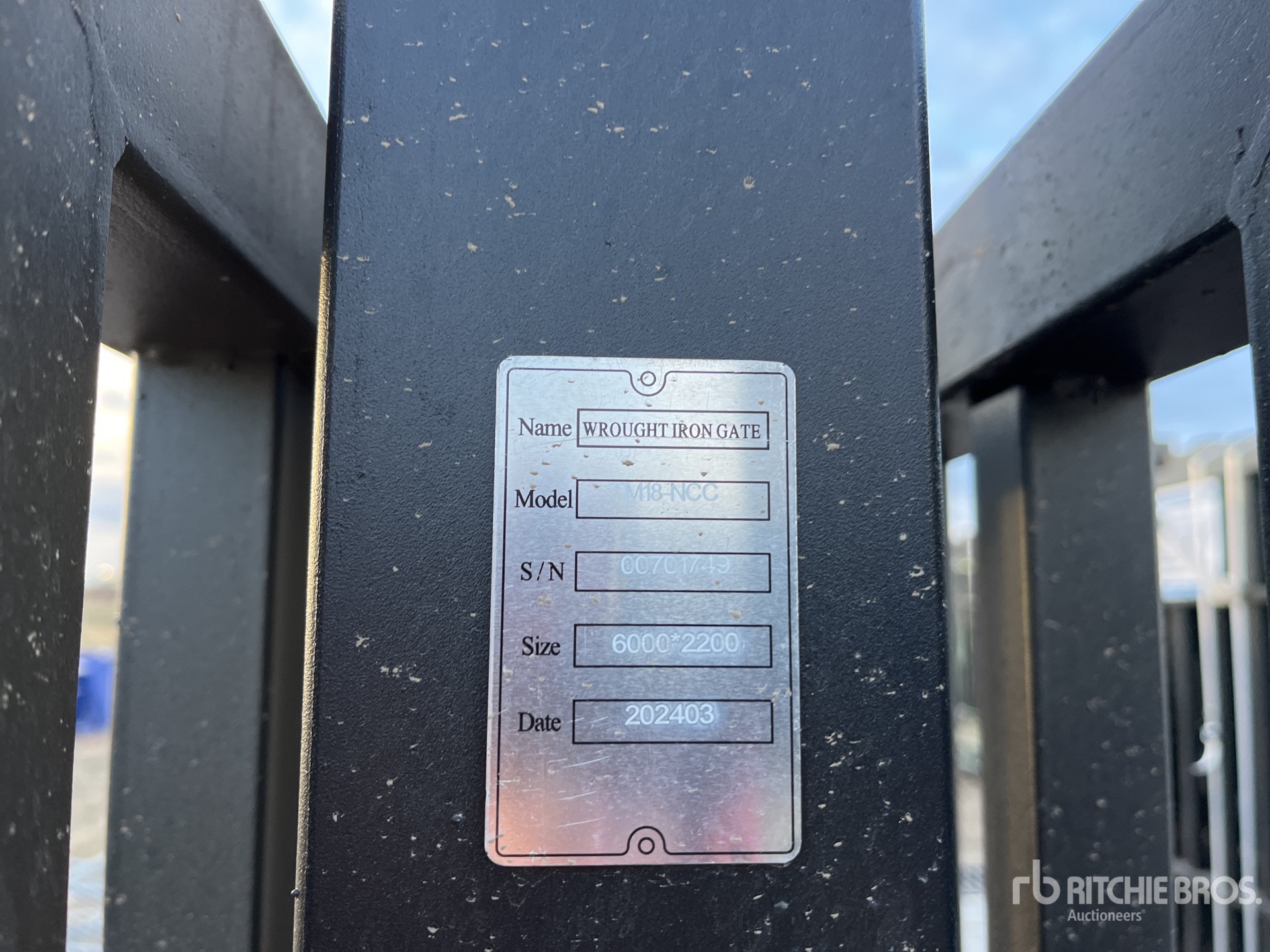 Quantity of (3) Suihe 20 ft x 7 ft Bi-Parting Driveway Gate (Unused ...