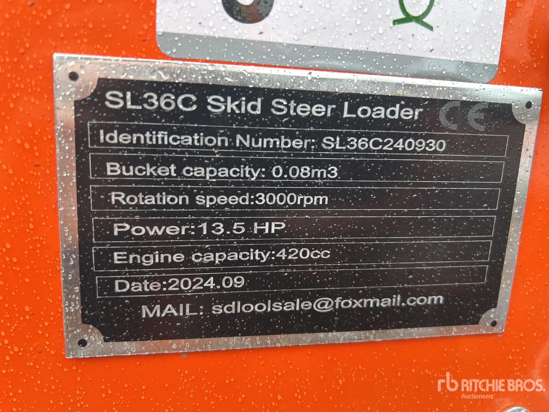 2024 SDLOOL SL36C Mini Stand On Chargeuse sur rails compacte (Unused ...