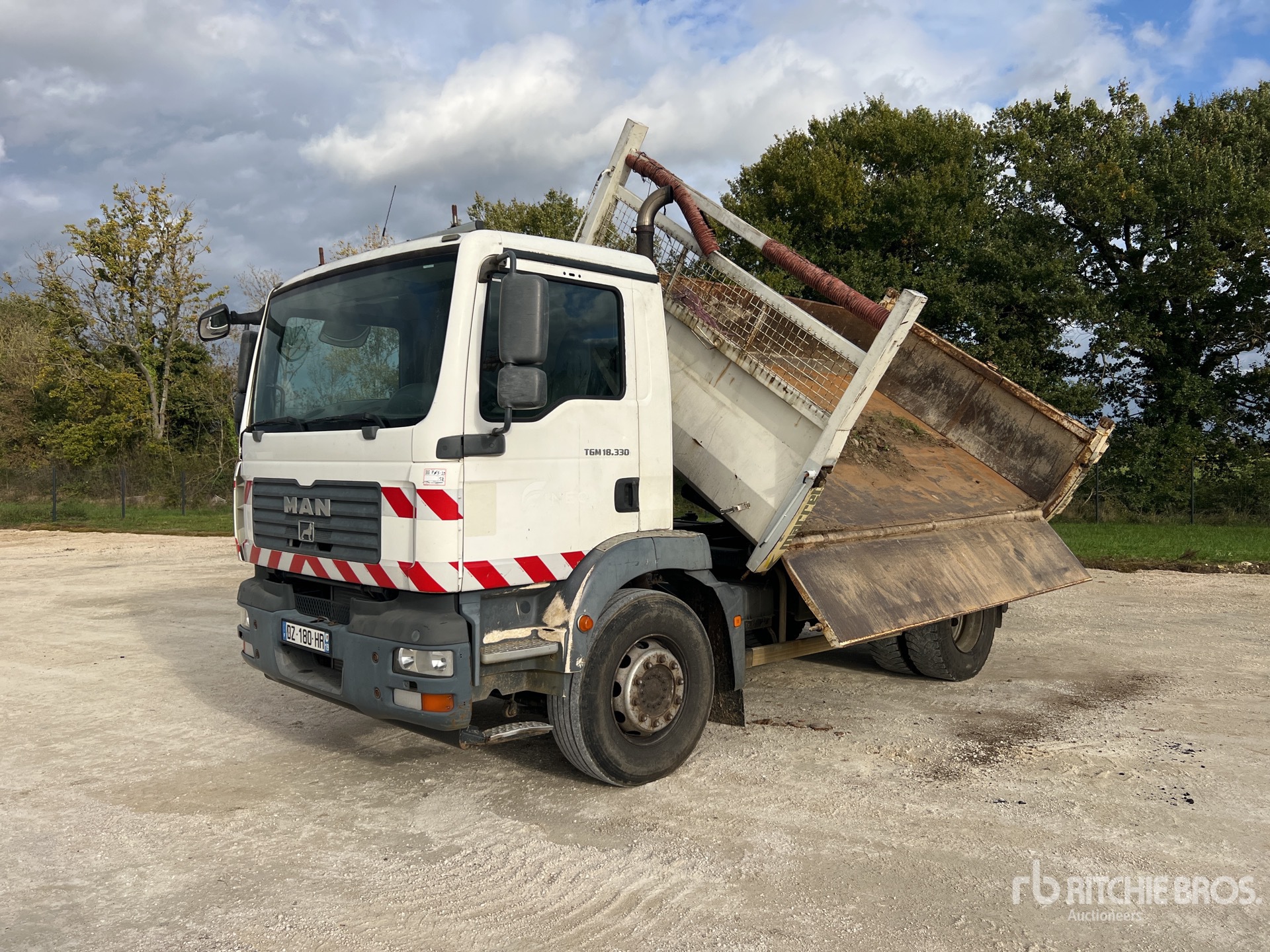 2008 MAN TGM18.330 Camion Benne Camion à benne essieu simple | Ritchie ...