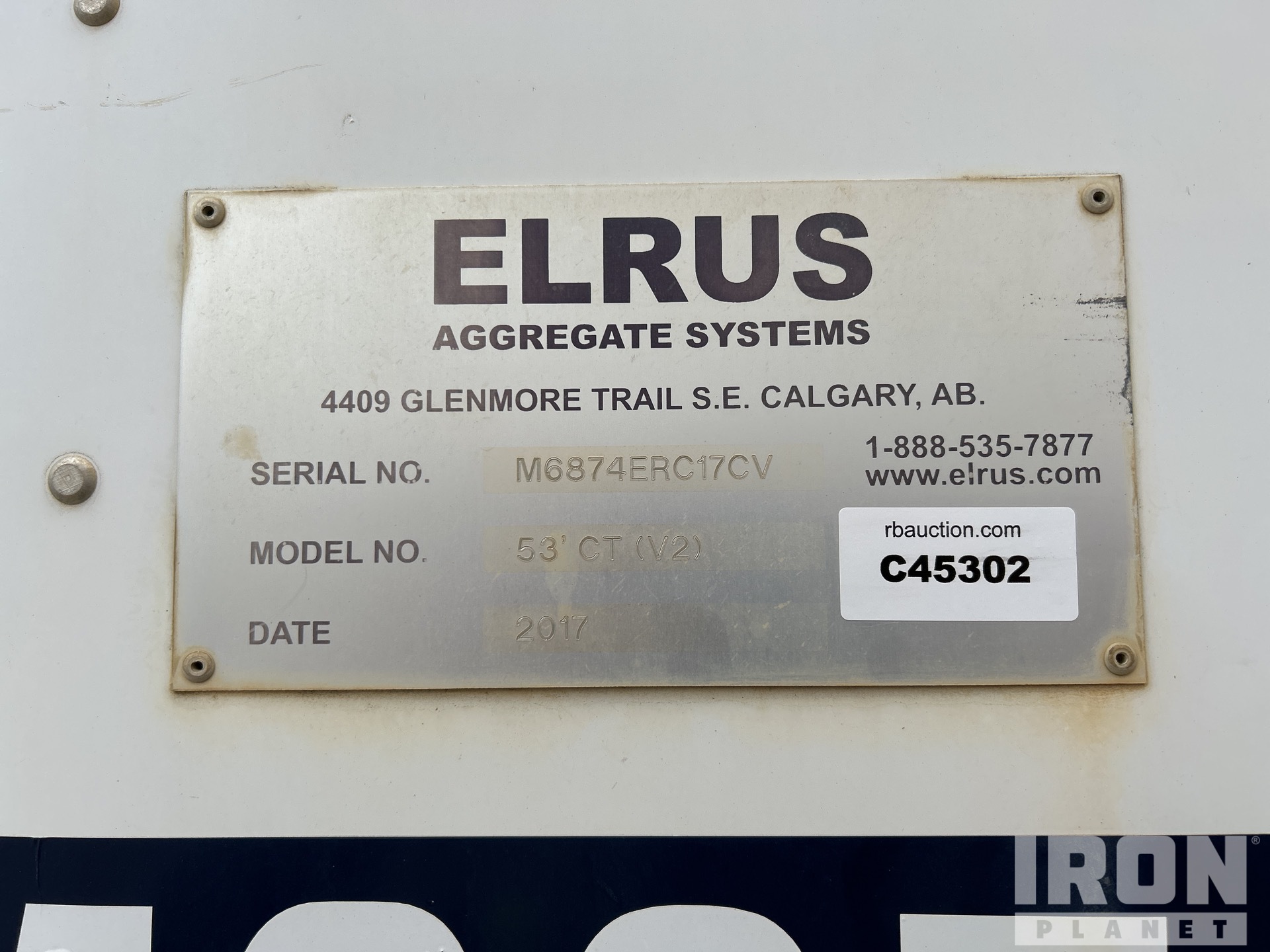 2017 Elrus 53 Ft Control Van with Switch Gear | Ritchie Bros. Auctioneers