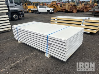 Quantity of (8) Thermopanel 25.20 M2 Insulated Wall Panels (Unused) in ...