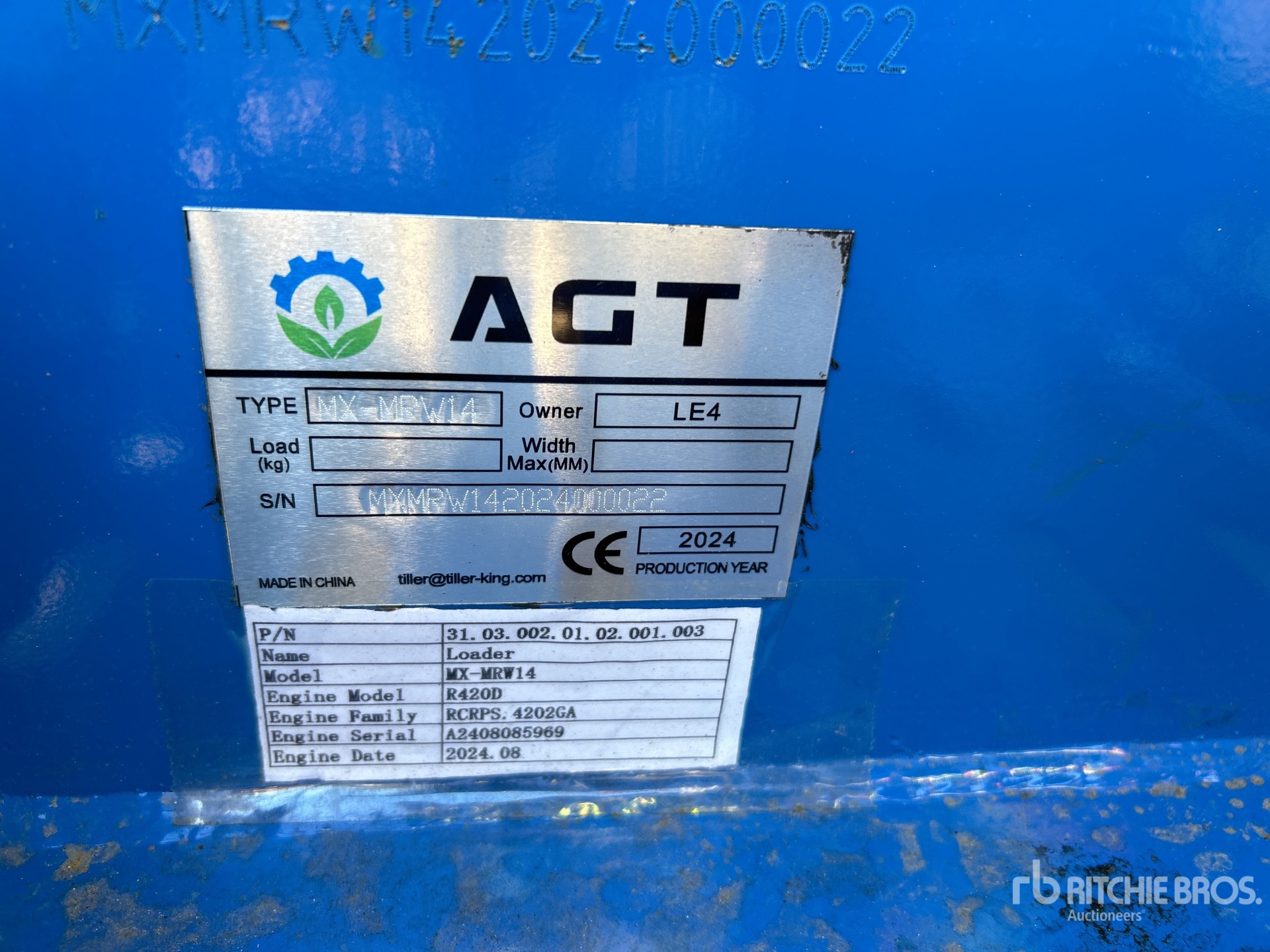 2024 AGT MX-MRW14 Mini Skid Steer Loader (Unused) | Ritchie Bros ...