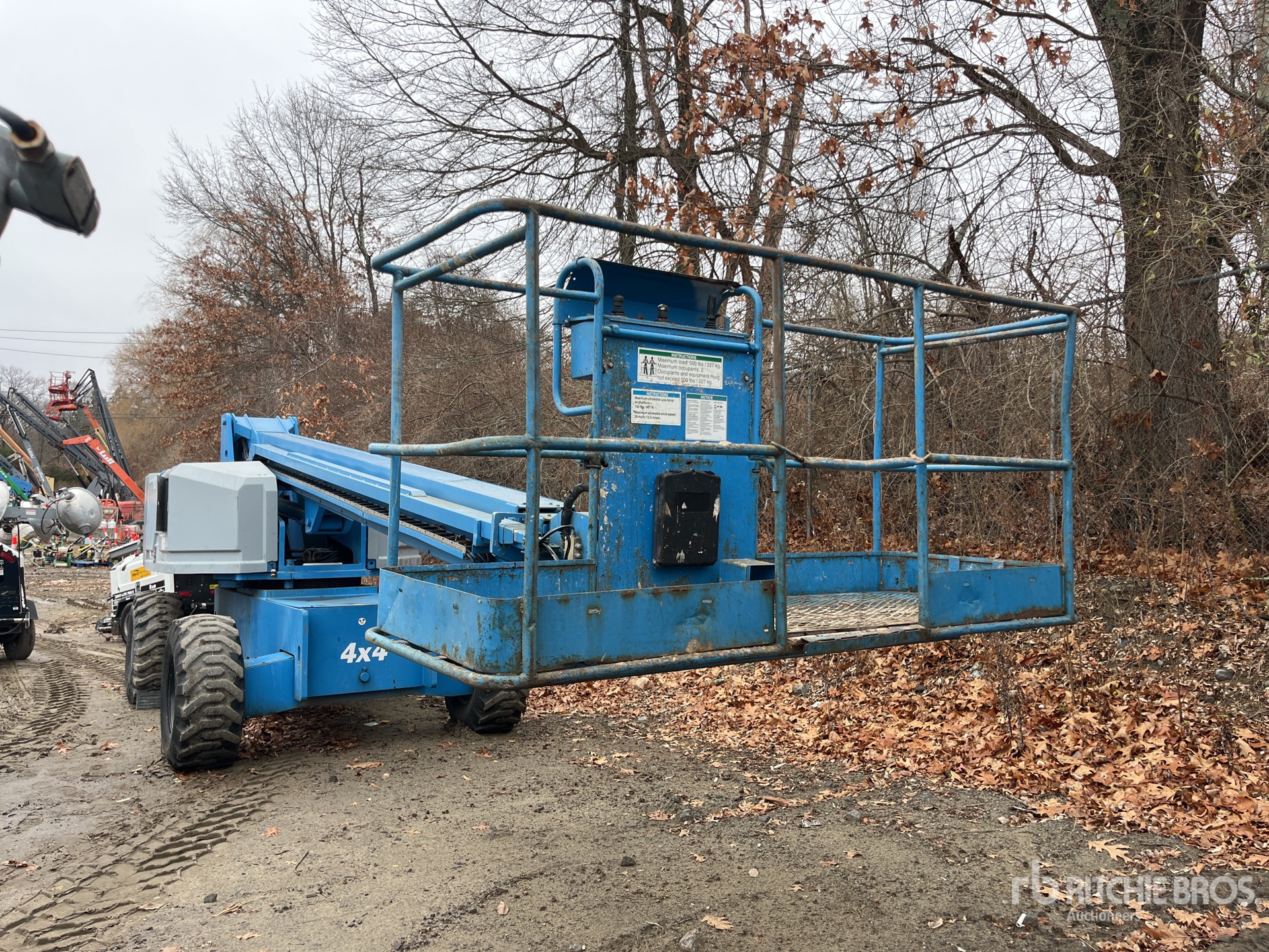 1998 Genie S-60 4WD Dual Fuel Telescopic Boom Lift (Inoperable ...