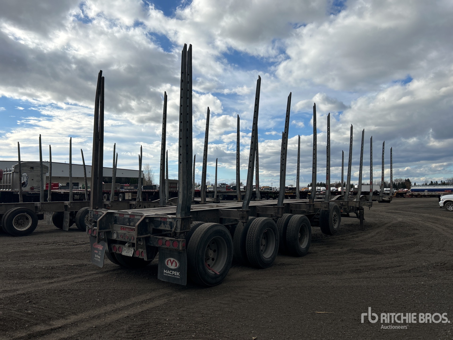2020 Manac 51 ft Quad/A Log Trailer | Ritchie Bros. Auctioneers