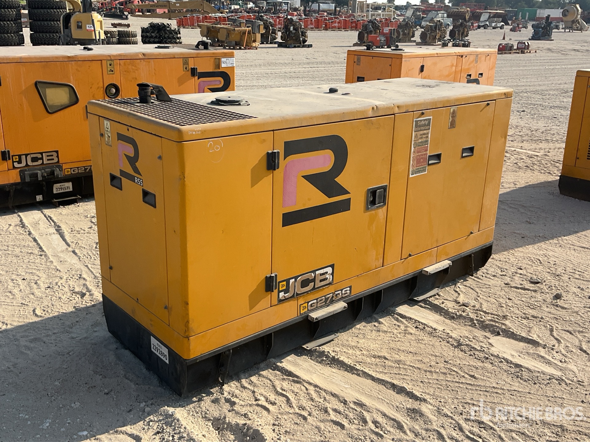 JCB G27QS 30 kVA Skid-Mounted Groupe électrogène | Ritchie Bros ...