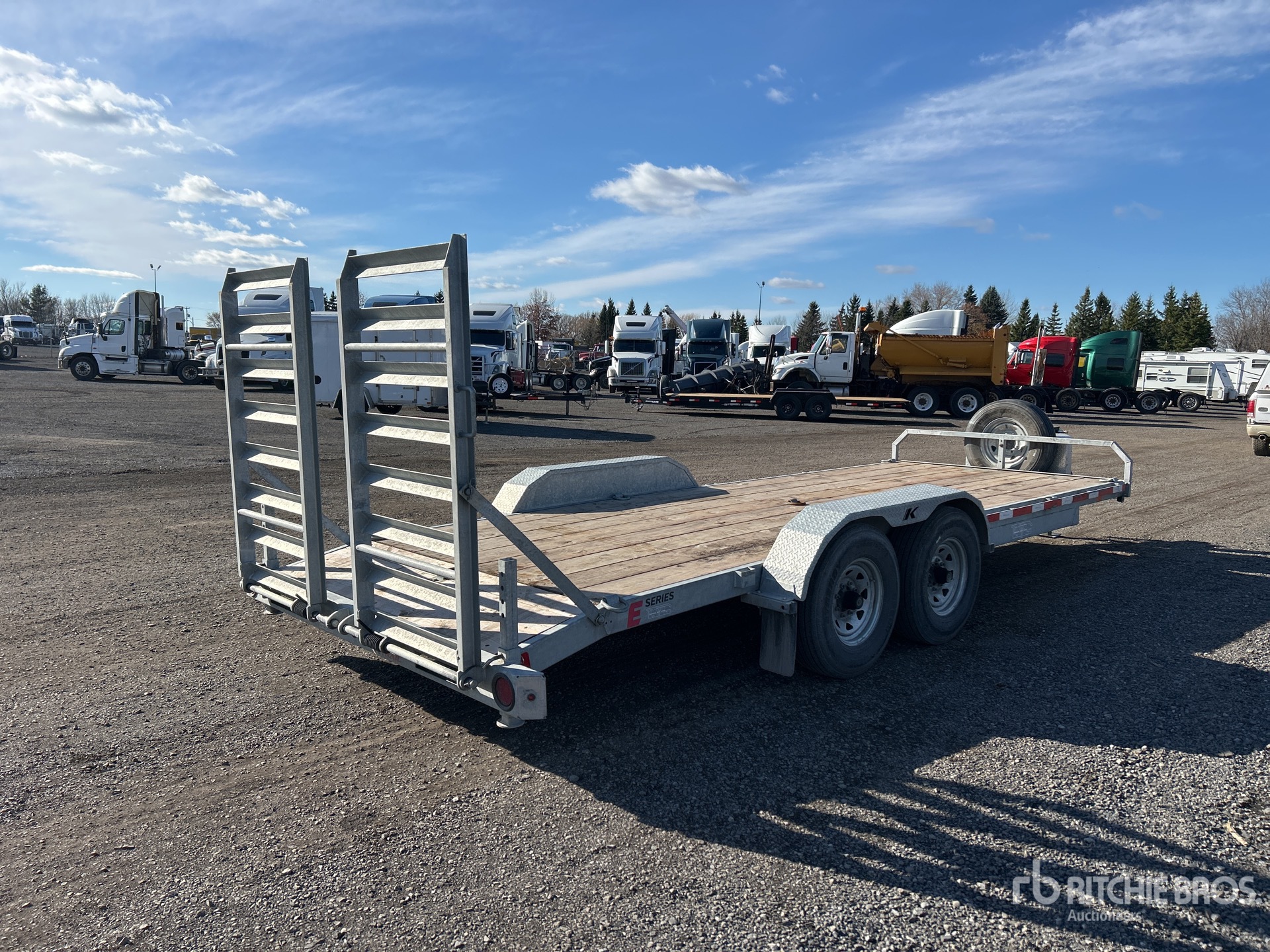2023 Ktrail 20 ft T/A Equipment Trailer | Ritchie Bros. Auctioneers