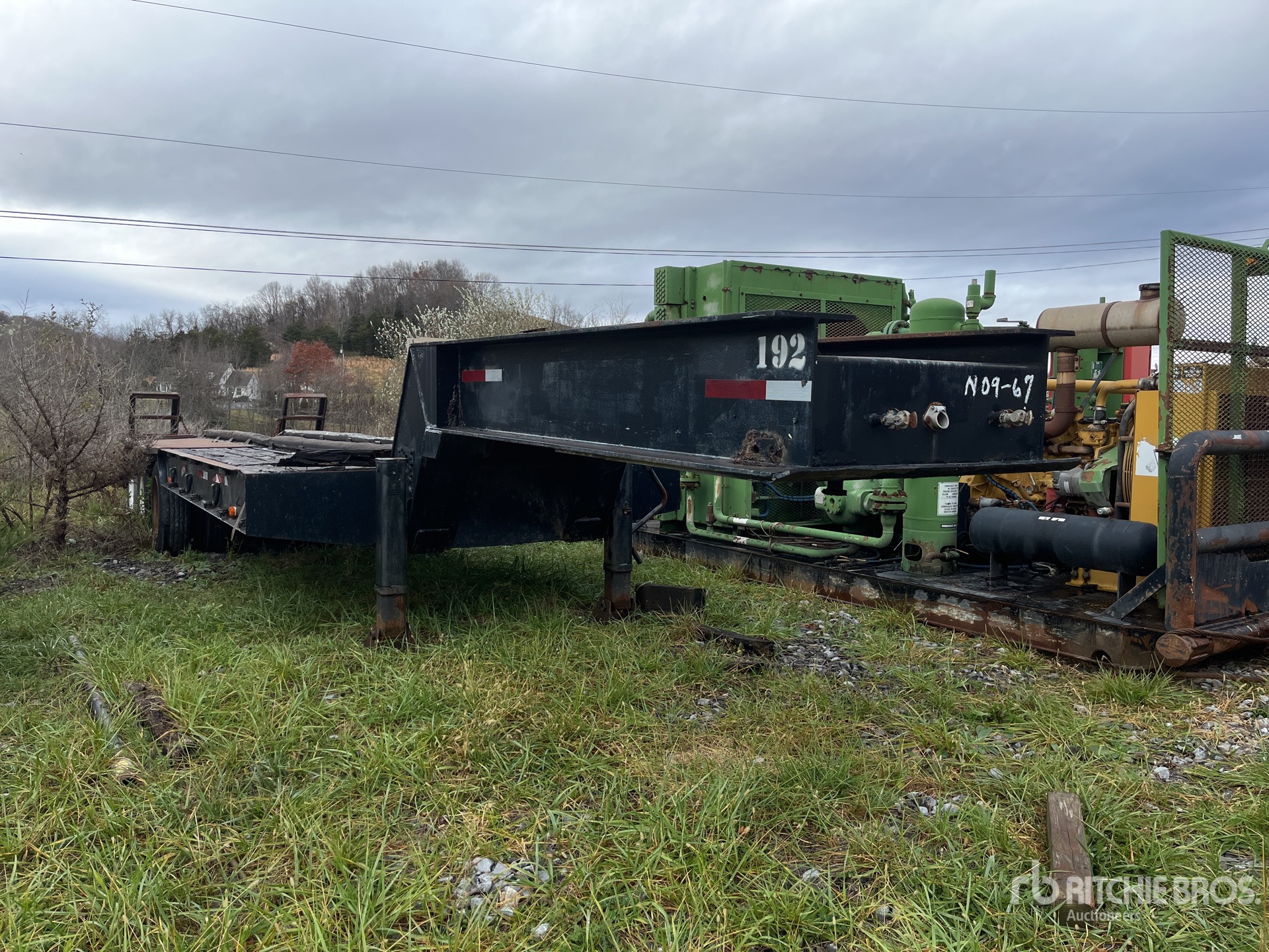1998 Witzco Challenger RN-50 50 ton Tri/A Lowboy Trailer | Ritchie Bros ...