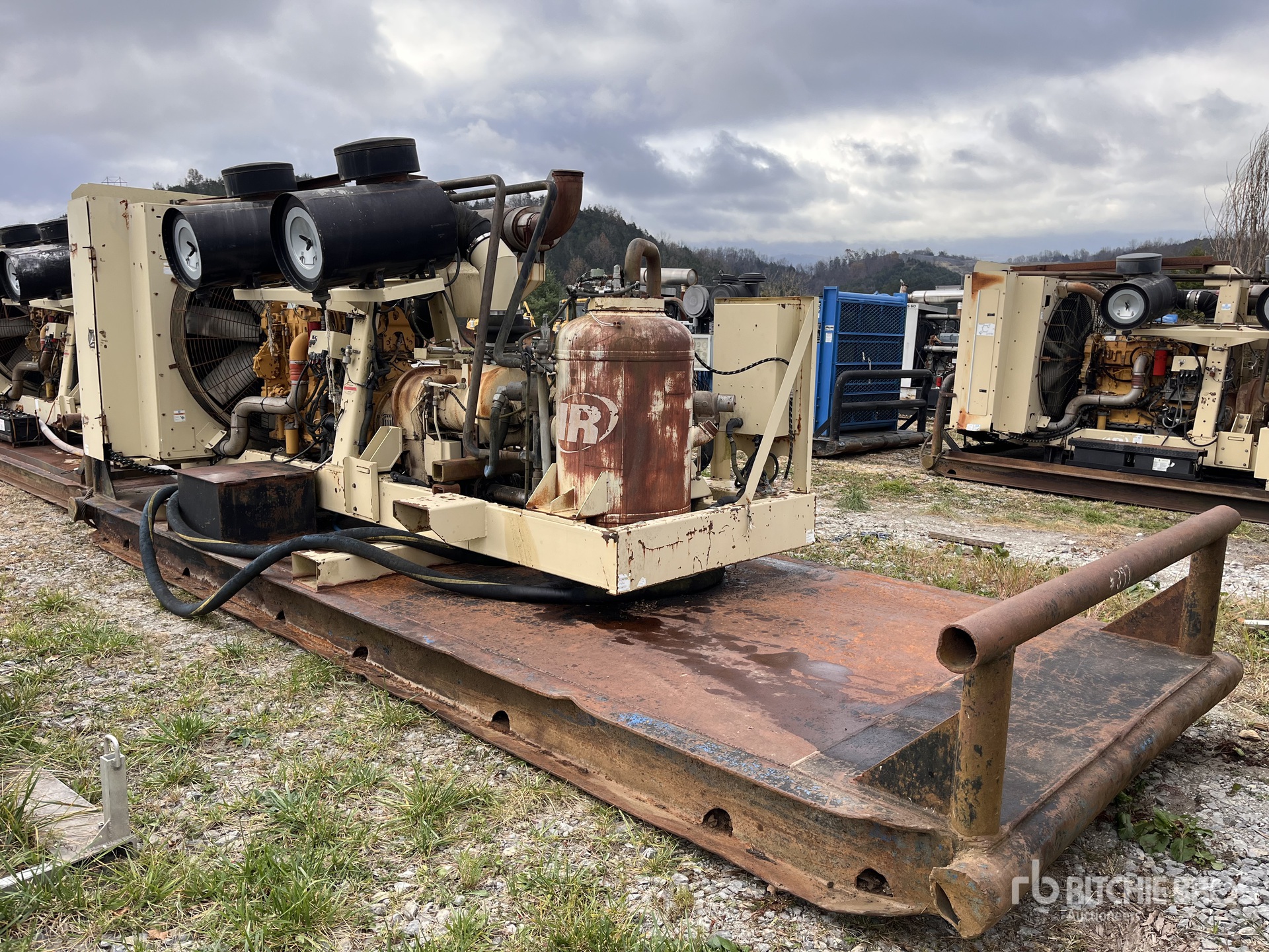 2007 Ingersoll Rand XHP1170 1170 cfm Skid-Mounted Compresor de aire ...